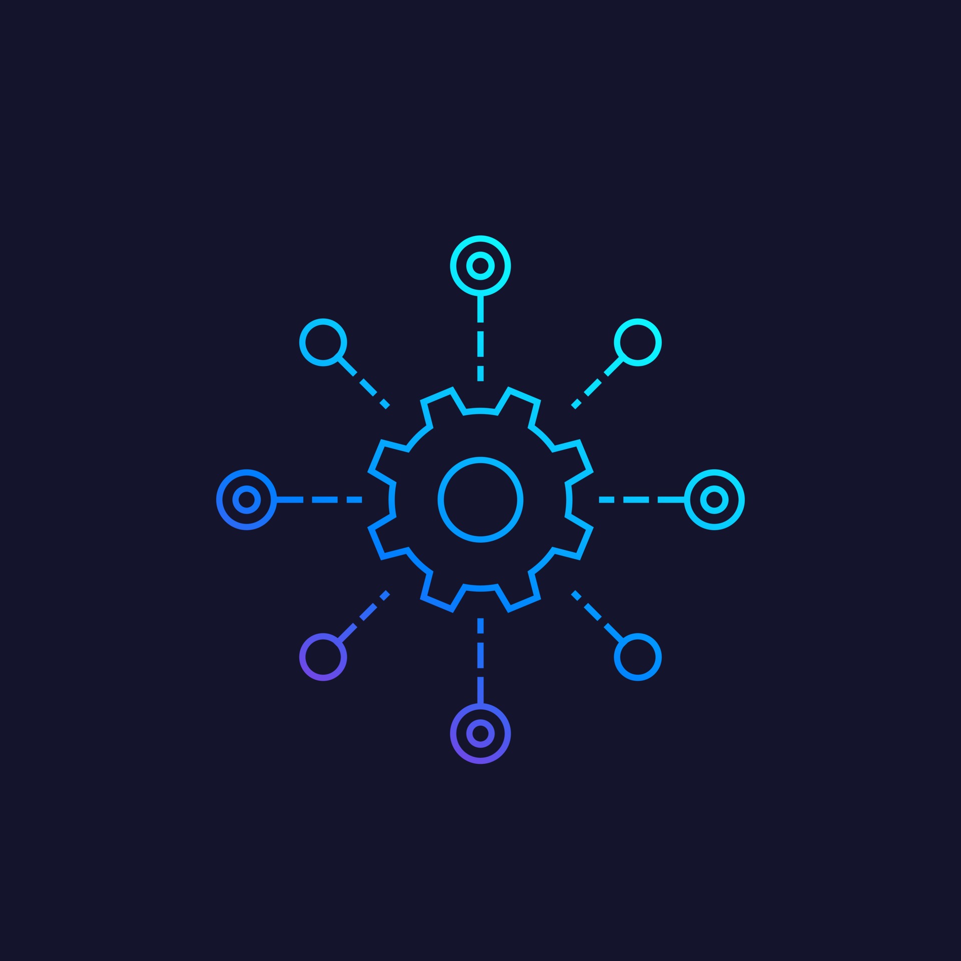 Software Testing Automation System Vector Line Icon 2837737 Vector Art