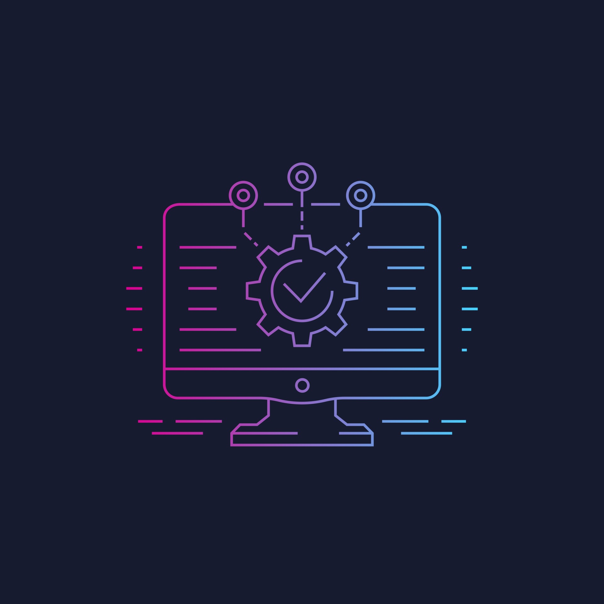 Software Development Integration And Automation Vector Linear Icon 2837740 Vector Art At Vecteezy