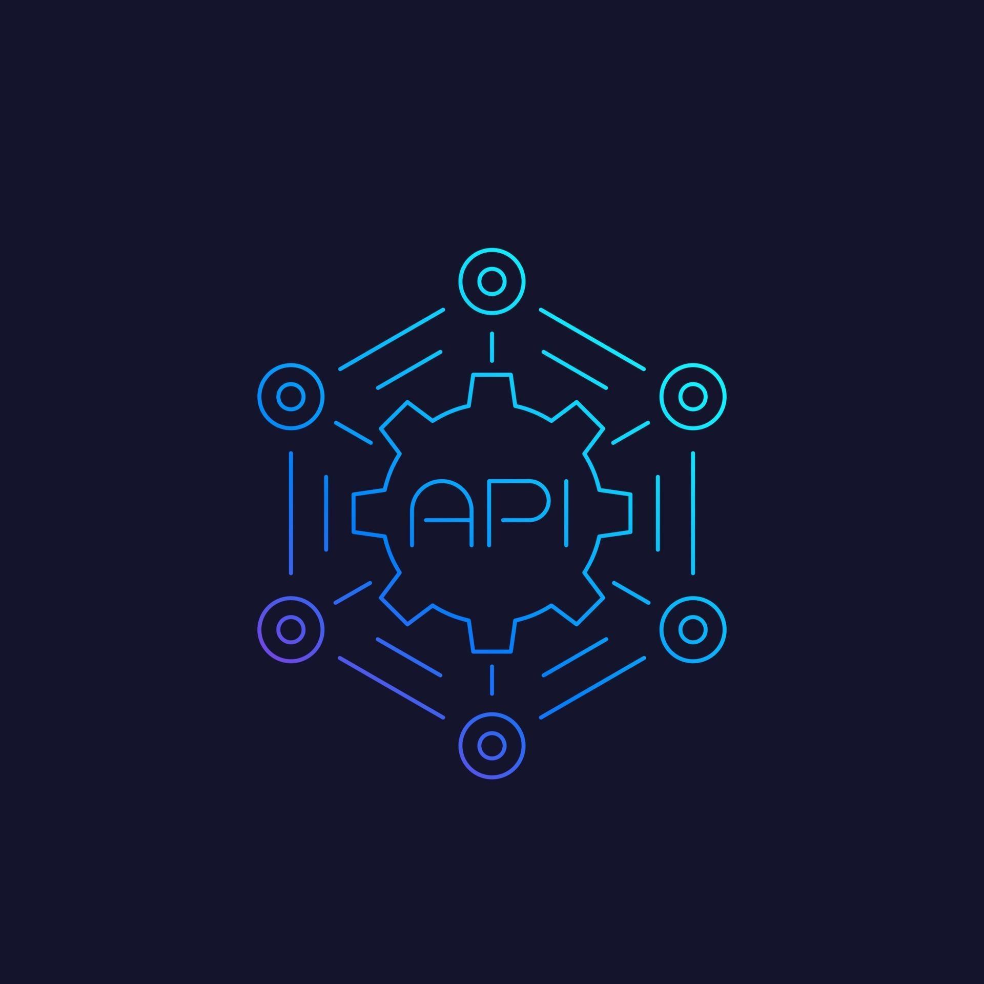 API, software integration, vector line icon 2837841 Vector Art at Vecteezy