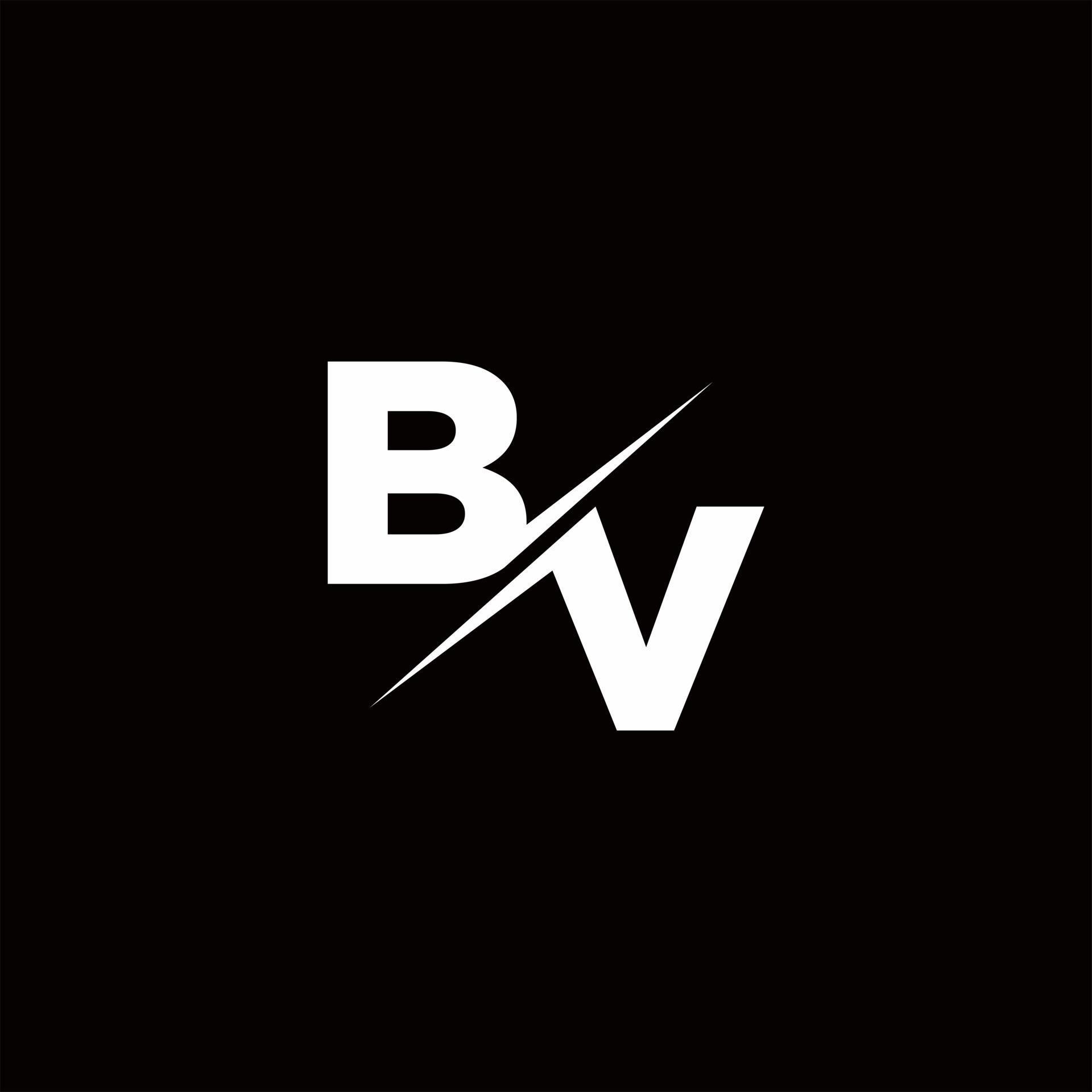 BV Logo Letter Monogram Slash with Modern logo designs template 2839987 ...