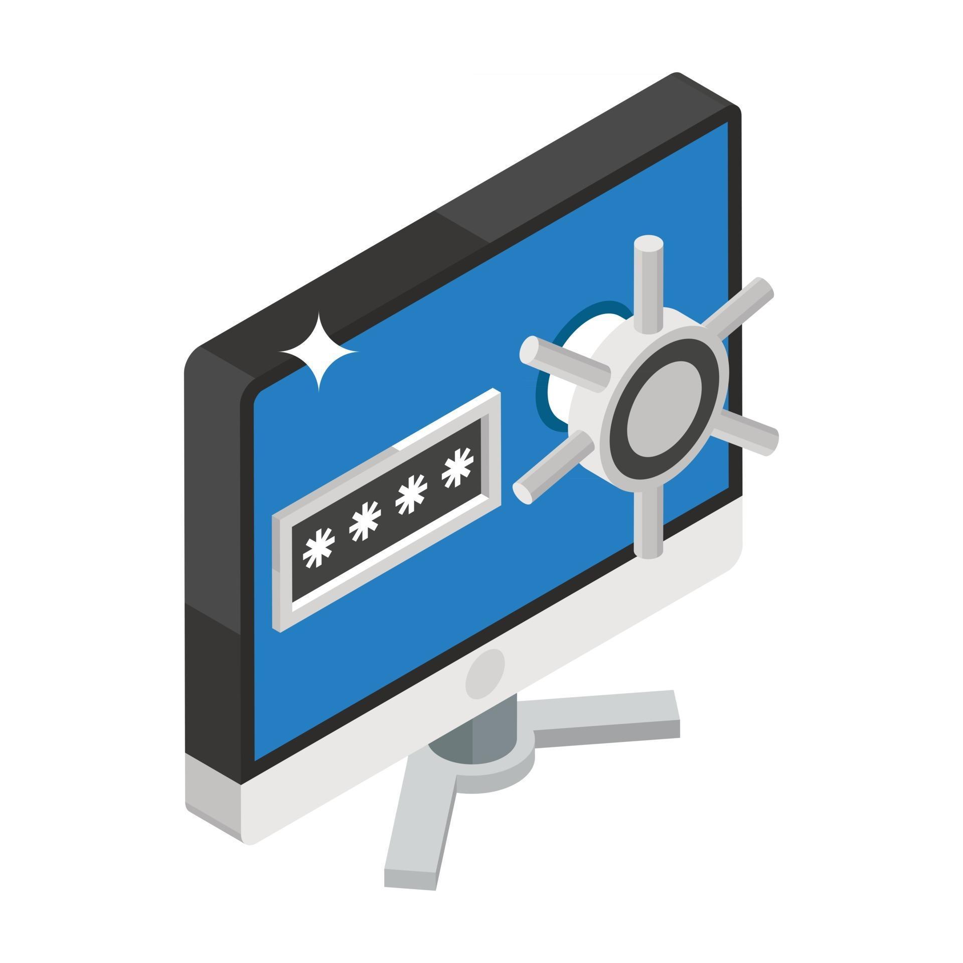 Computer Password Concepts 2845988 Vector Art At Vecteezy
