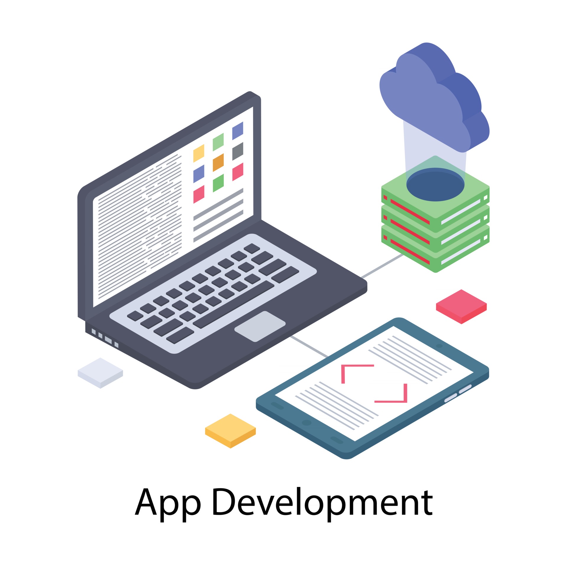 Cloud App Development 2846325 Vector Art at Vecteezy