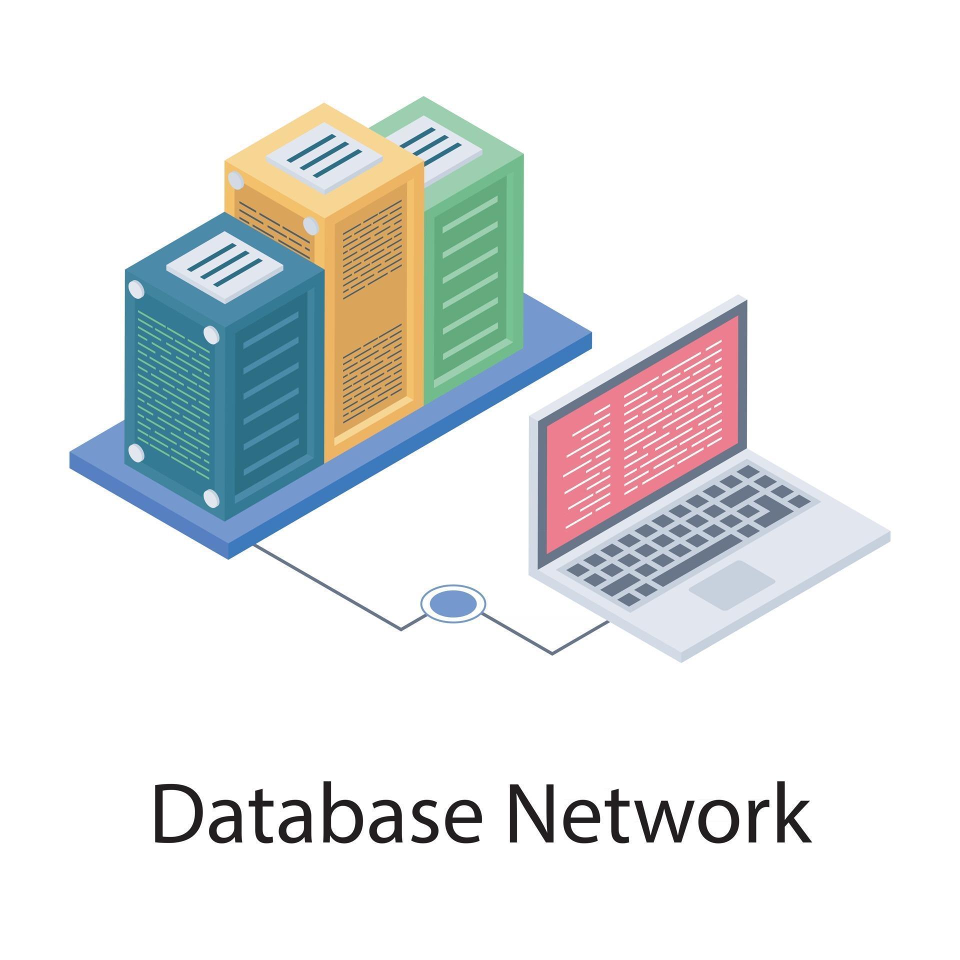 Database Network Technology 2846661 Vector Art at Vecteezy
