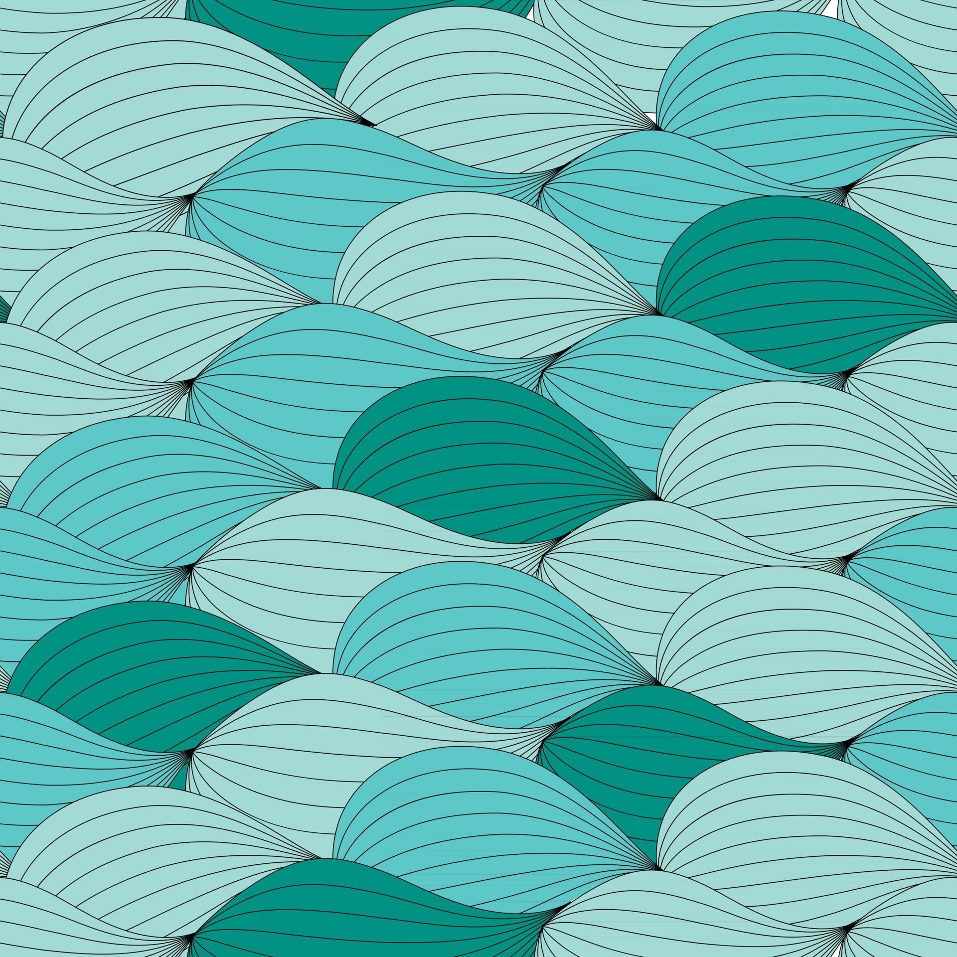 Abstract Wave Seamless Pattern Background. Vector Illustration 2849158 ...