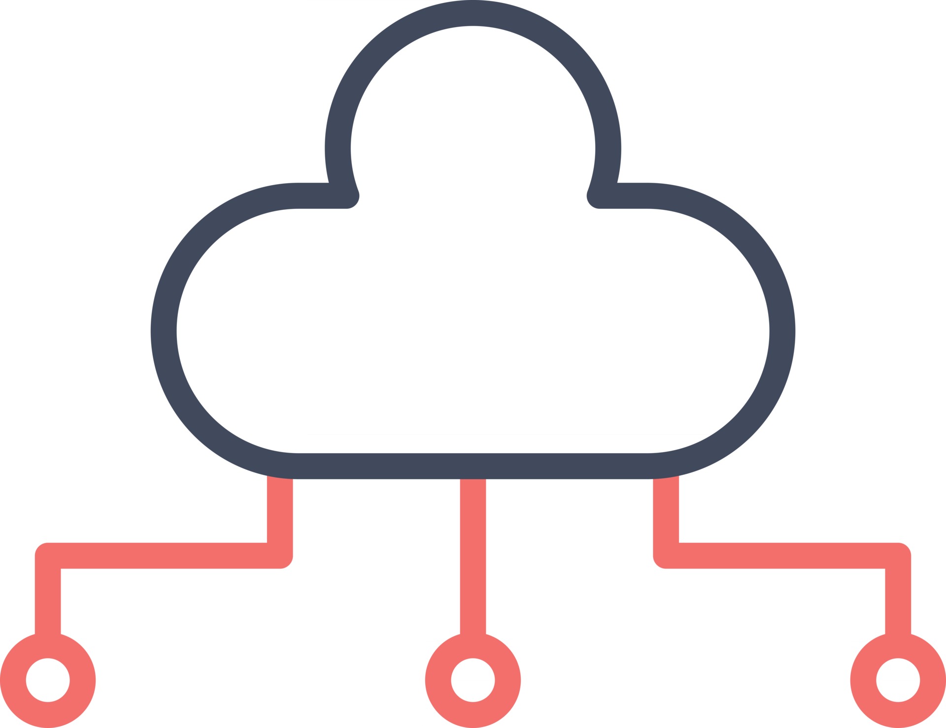 Cloud Data Distribution Icon 2850484 Vector Art At Vecteezy