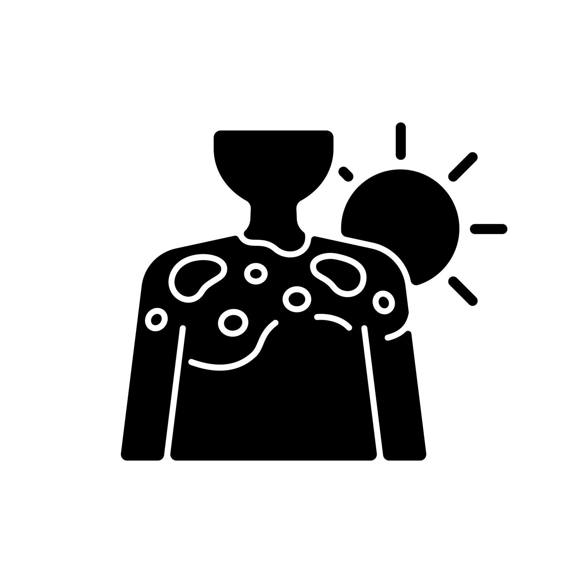 Peeling Skin Black Glyph Icon Sunburn From Excessive Sun Exposure