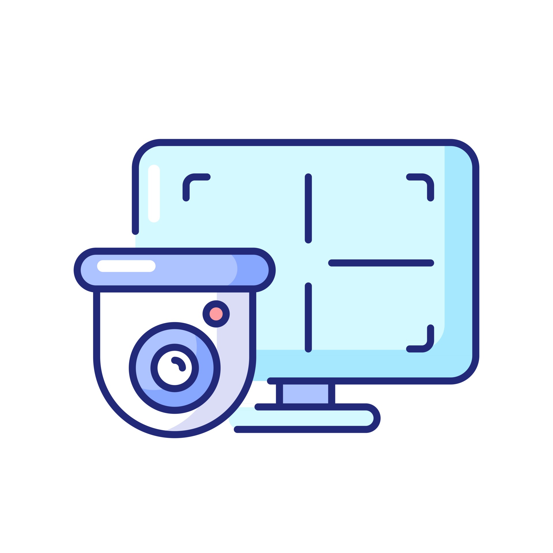 Cctv Monitor Rgb Color Icon Isolated Vector Illustration Device For