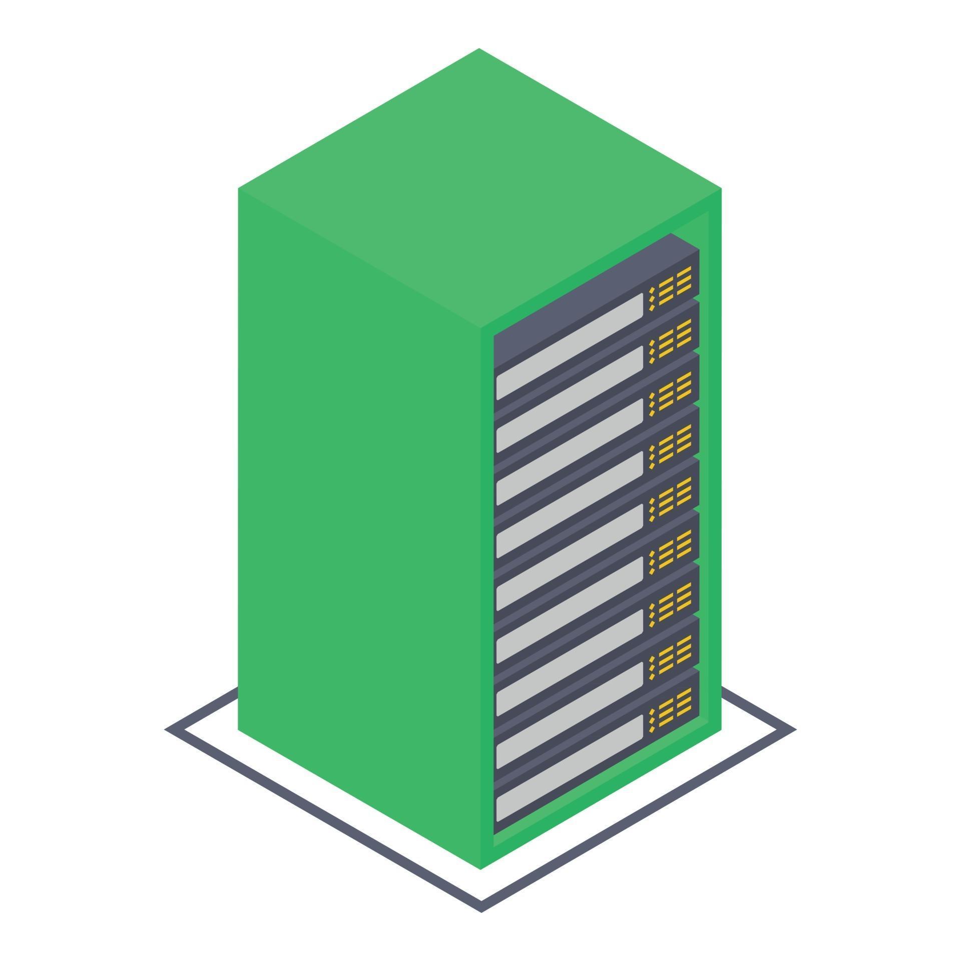 Data Server Rack 2852436 Vector Art at Vecteezy