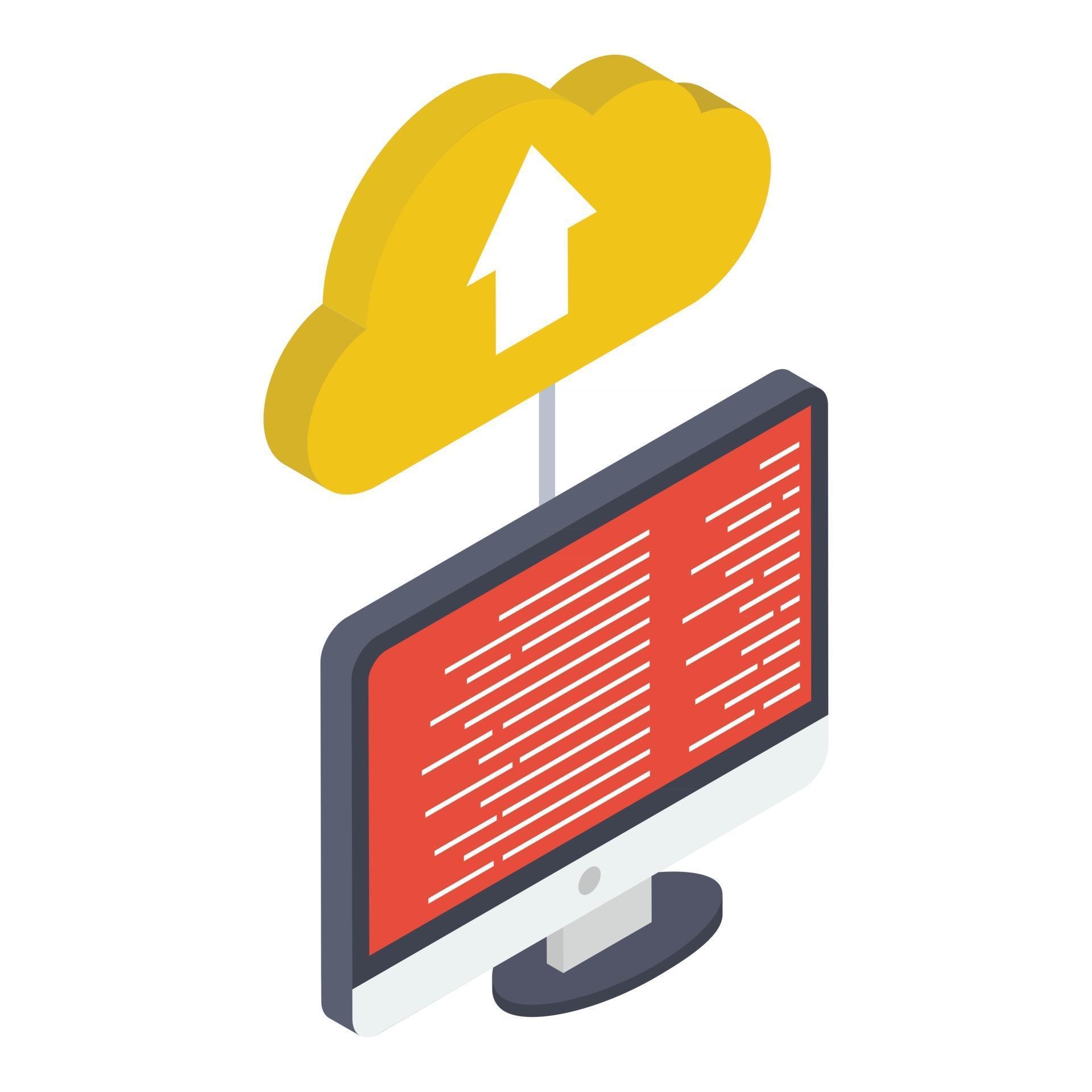 Cloud Data Uploading 2852441 Vector Art at Vecteezy