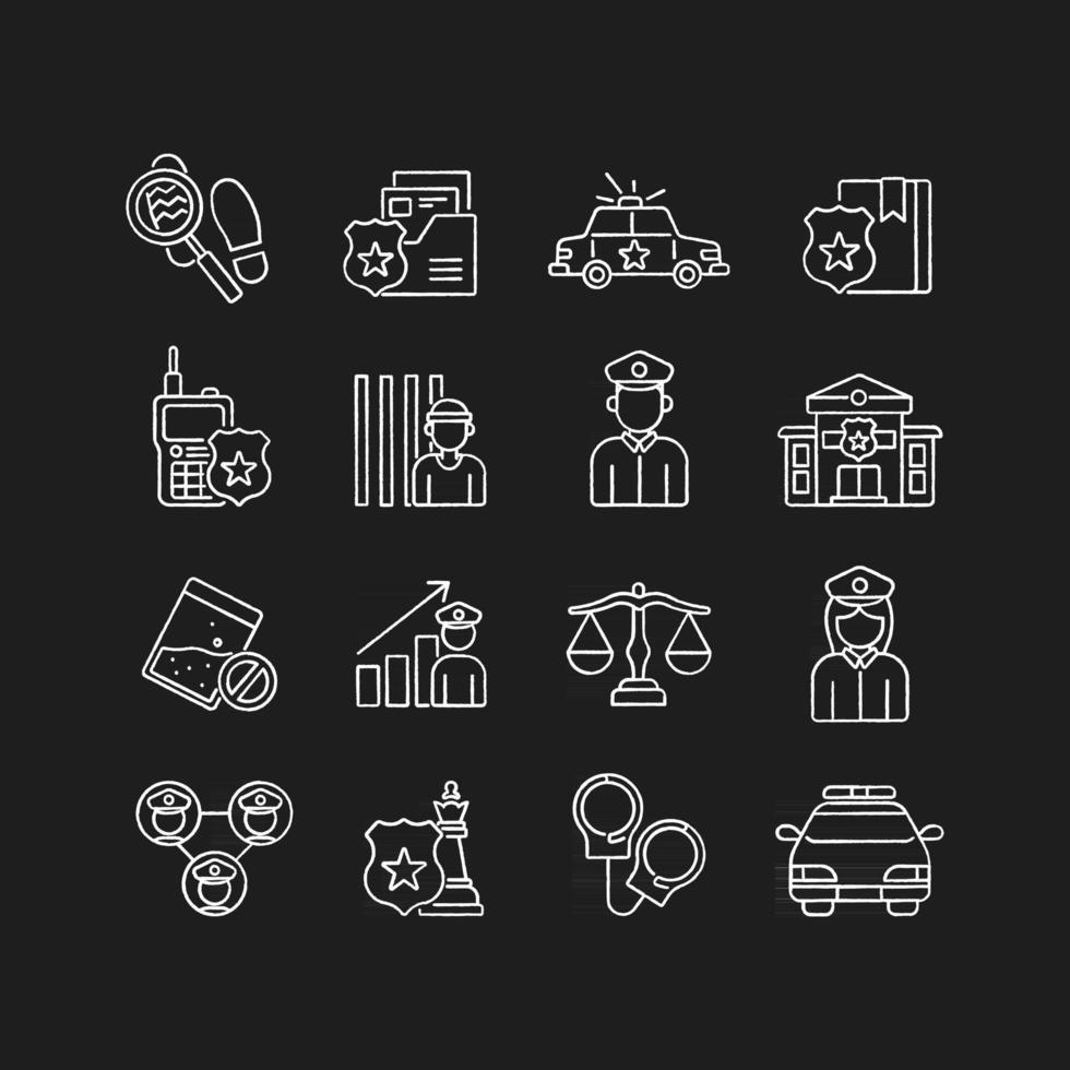 Police chalk icons set 2861579 Vector Art at Vecteezy Police chalk icons set 2861579 Vector Art at Vecteezy