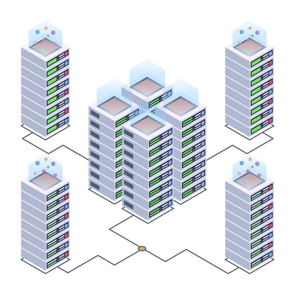 Server Hosting Network 2862106 Vector Art At Vecteezy