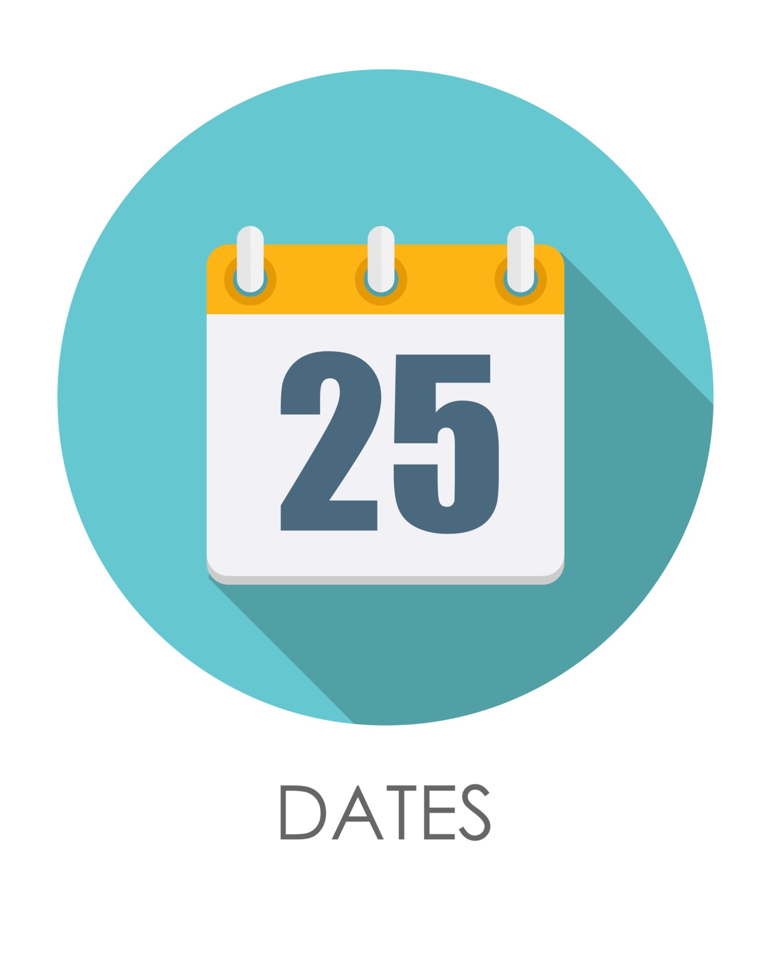 Dates Flat Icon with Long Shadow. Vector Illustration 2862767 Vector ... Dates Flat Icon with Long Shadow. Vector Illustration 2862767 Vector ...