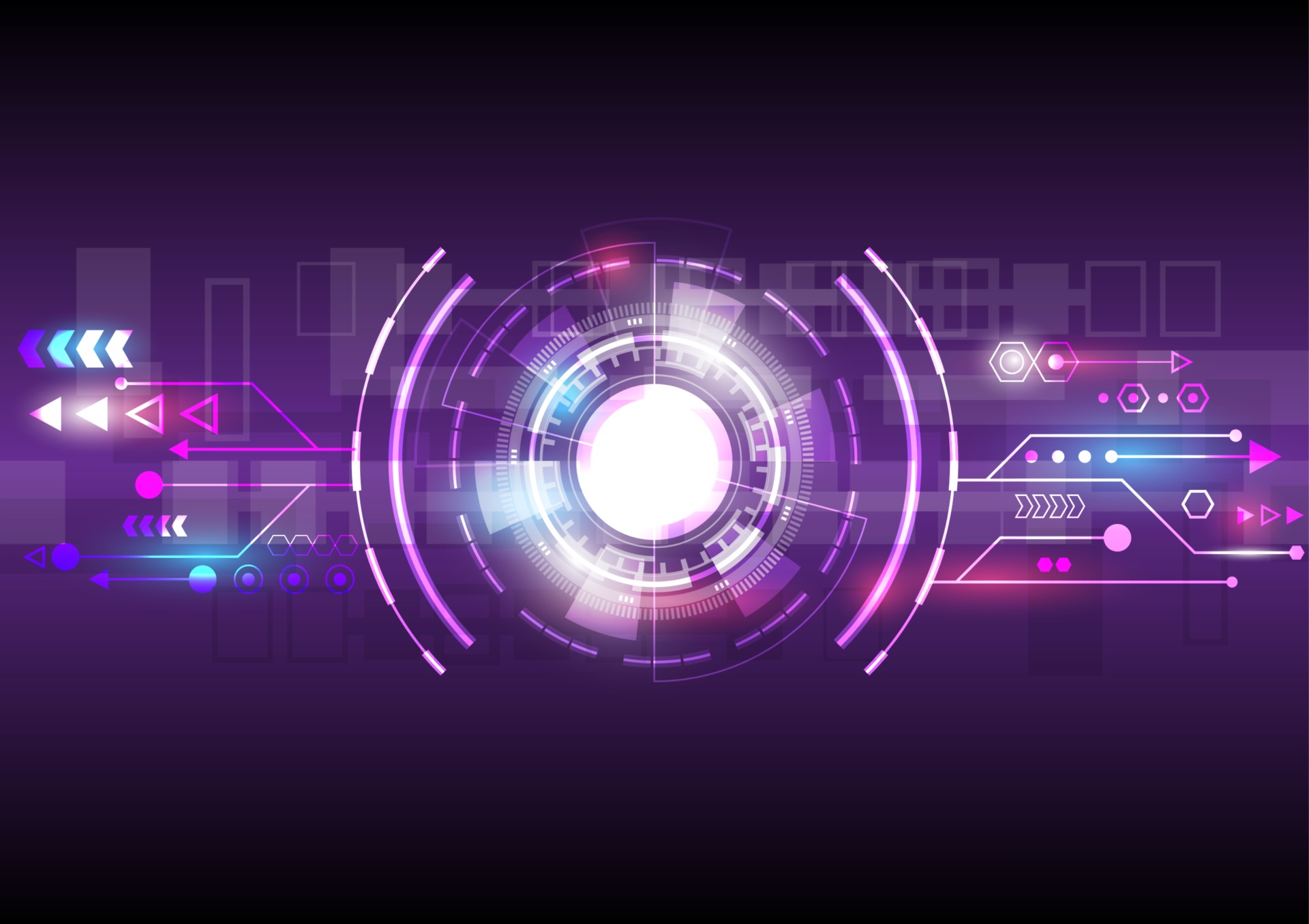 Futuristic Interface Wallpaper