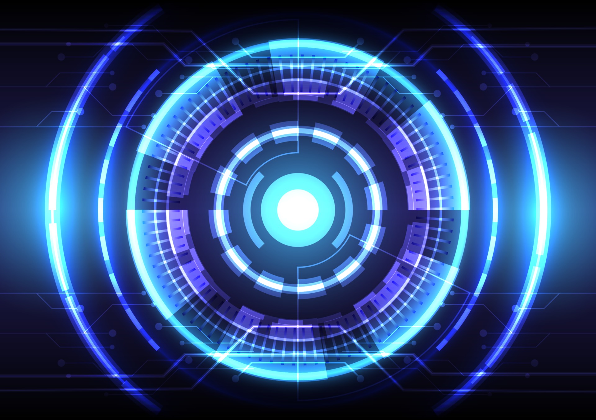 Blue light effect. Abstract hi-tech background. Futuristic interface ... Blue light effect. Abstract hi-tech background. Futuristic interface ...