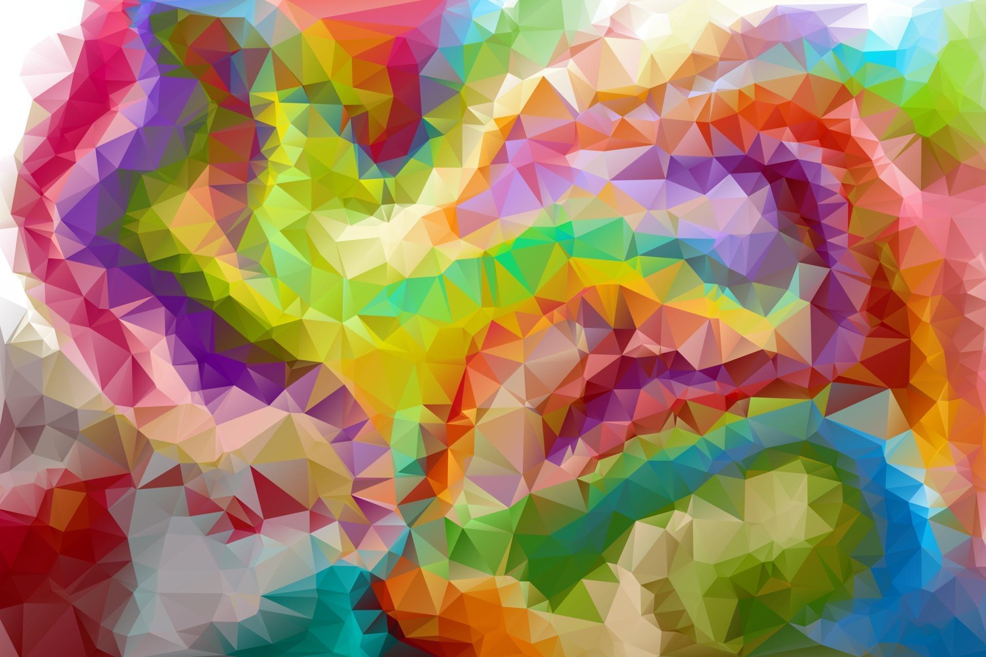 Triangular Polygon Pattern. Low Poly Background 2878246 Vector Art at ...