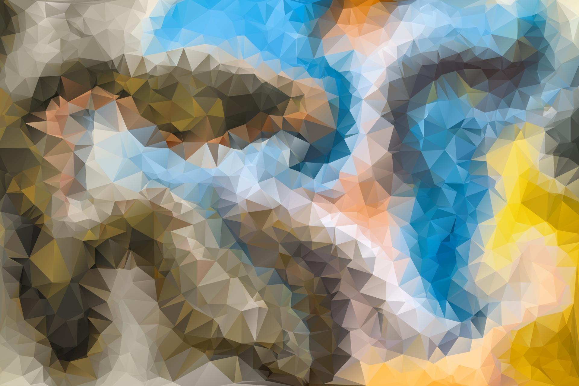 Background Low Poly. Triangular Polygon Pattern. 2878313 Vector Art at ...