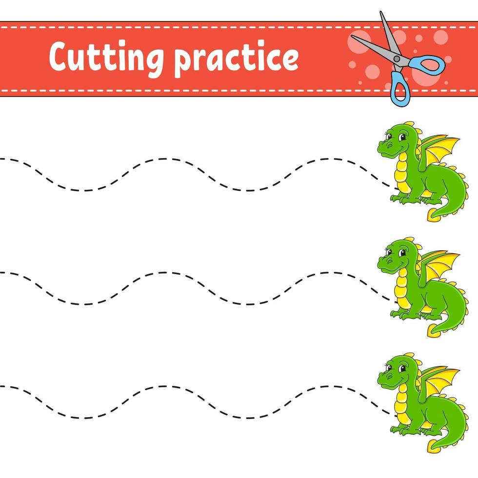 Cutting Practice For Kids Fairytale Theme Education Developing cutting-practice-for-kids-fairytale-theme-education-developing