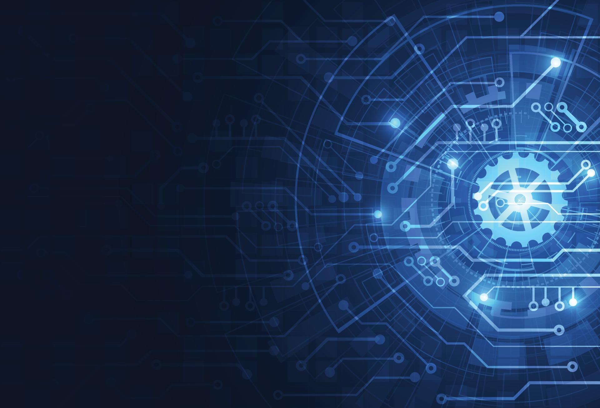 Abstract Digital Background With Technology Circuit Board Texture