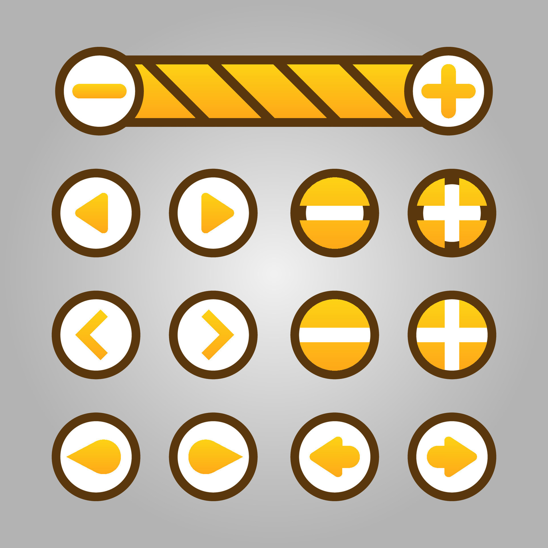 Increase and decrease buttons set 2884285 Vector Art at Vecteezy Increase and decrease buttons set 2884285 Vector Art at Vecteezy