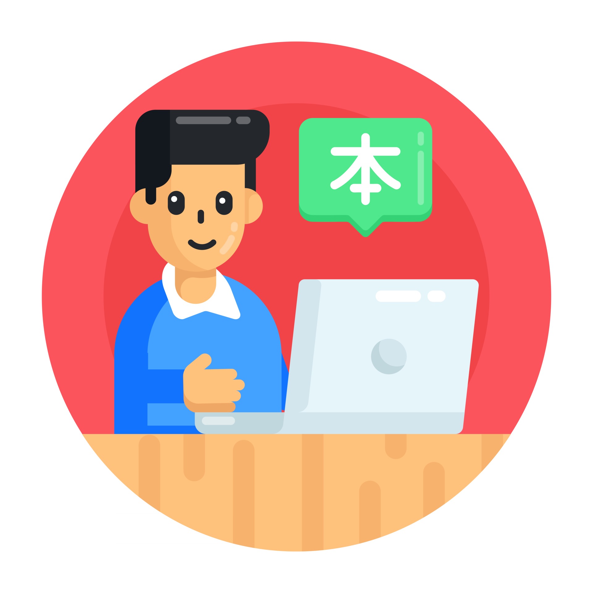 Student Language Course 2886861 Vector Art at Vecteezy