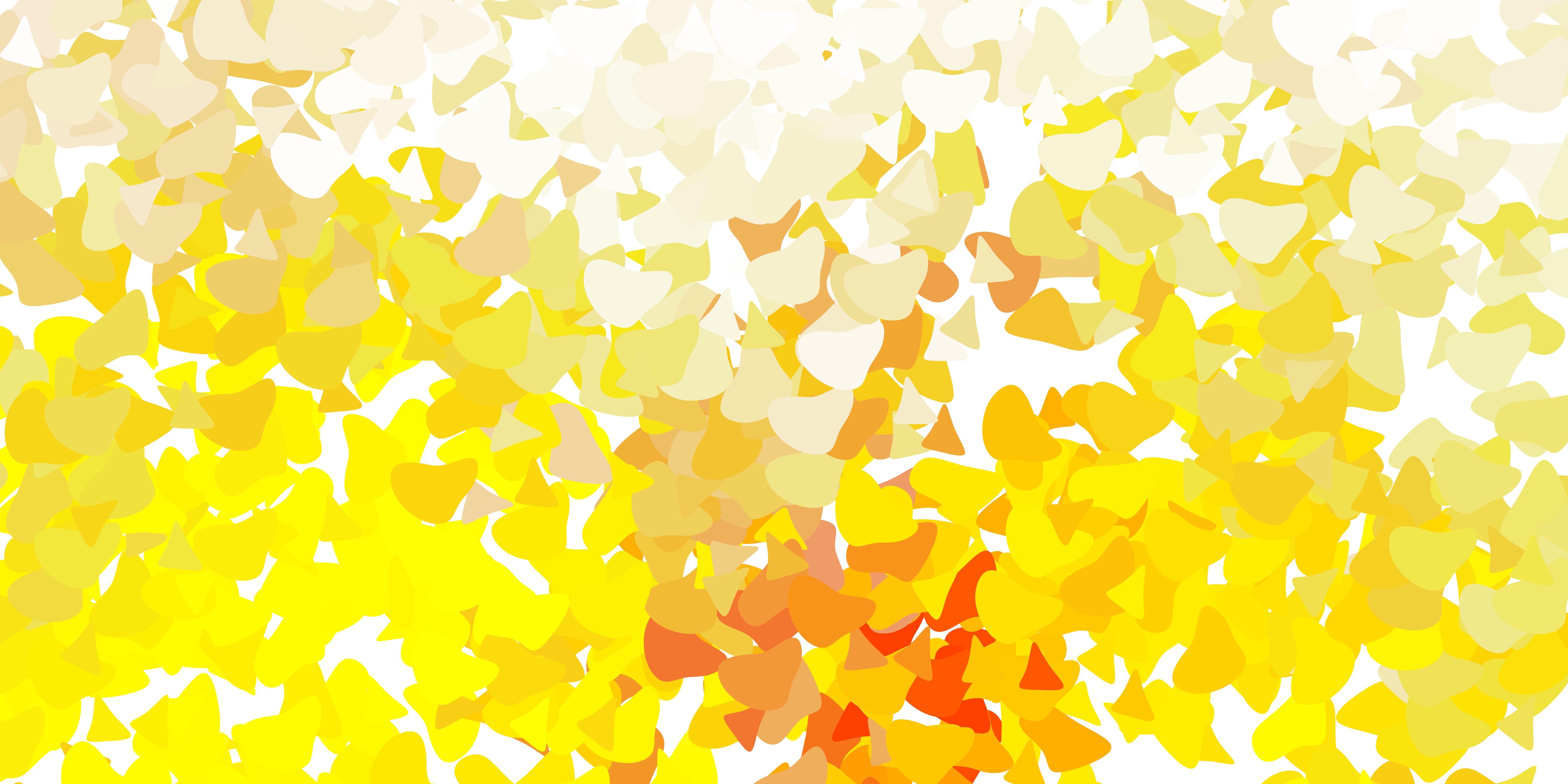 Light Yellow Vector Background With Random Forms 2887318 Vector Art At Vecteezy