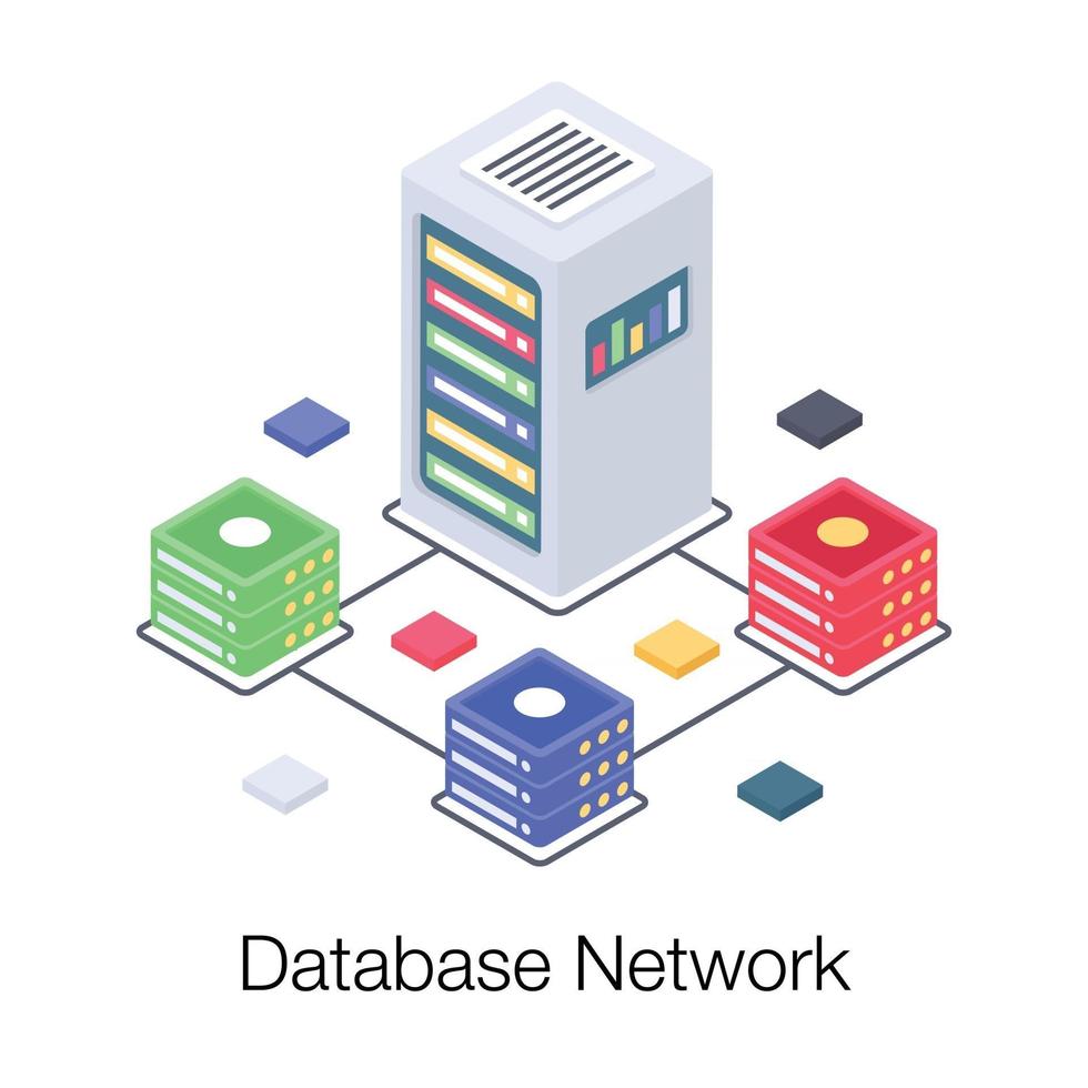 Database Network Concepts 2888625 Vector Art at Vecteezy