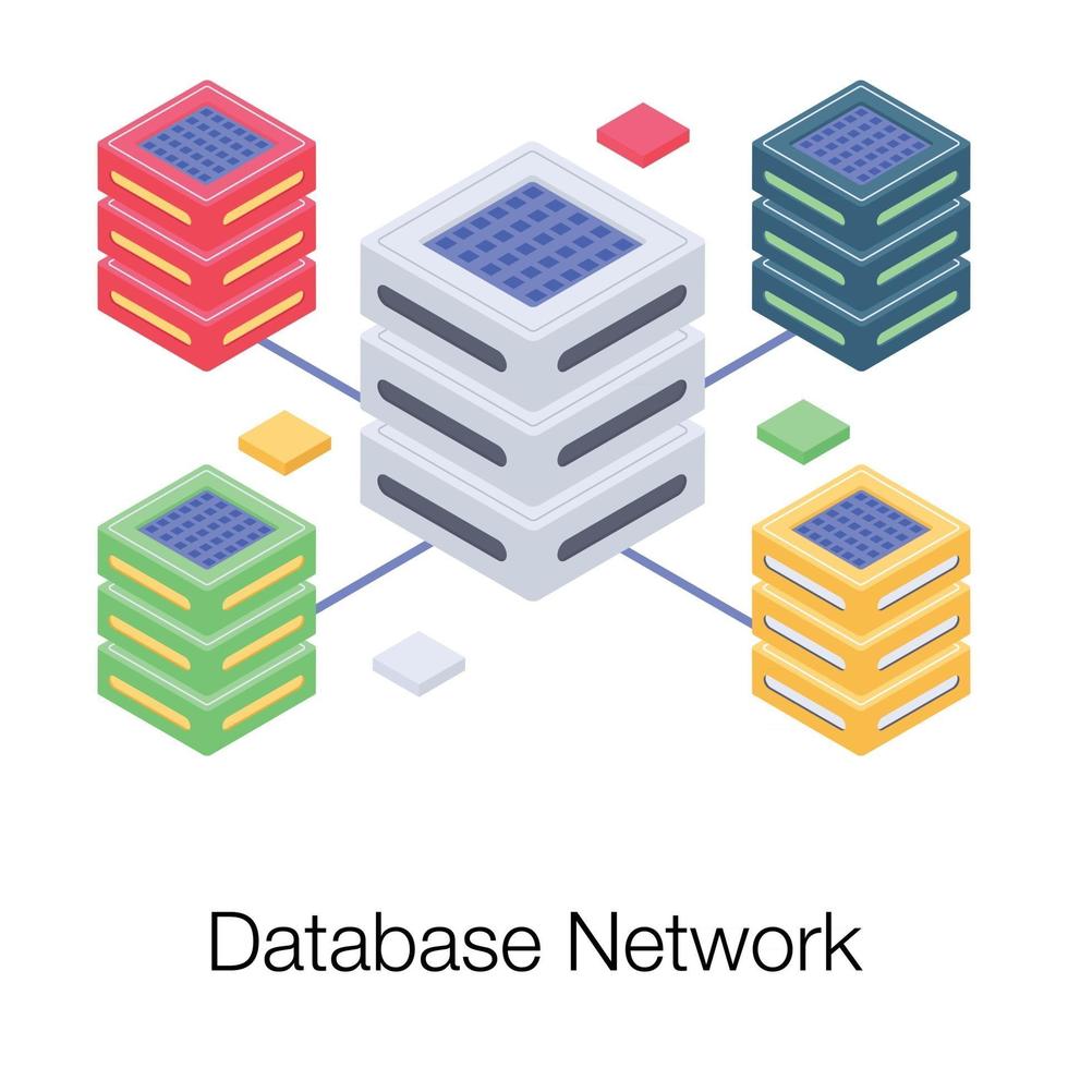 Database Network Concepts 2888635 Vector Art at Vecteezy