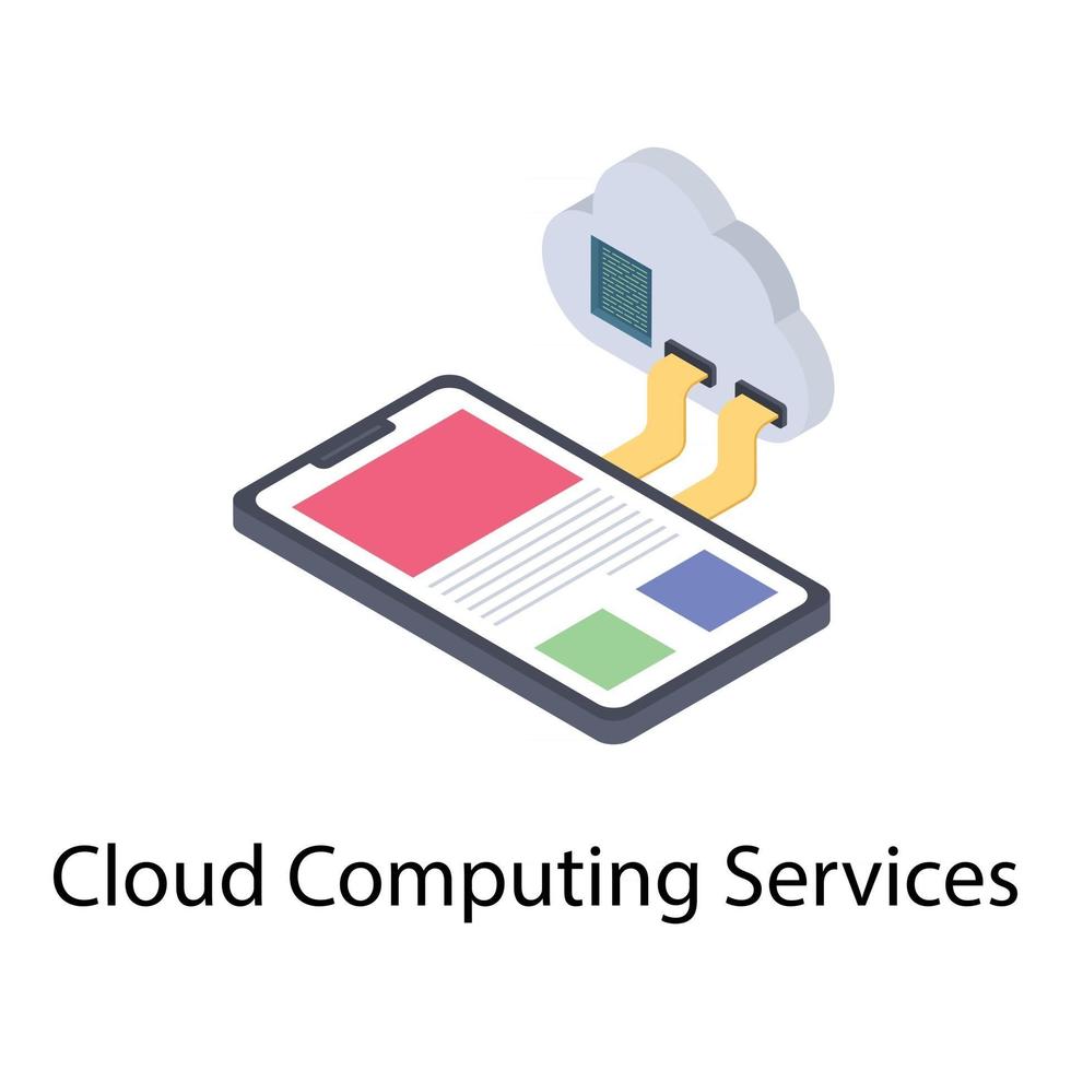 Cloud Computing Services 2888665 Vector Art at Vecteezy