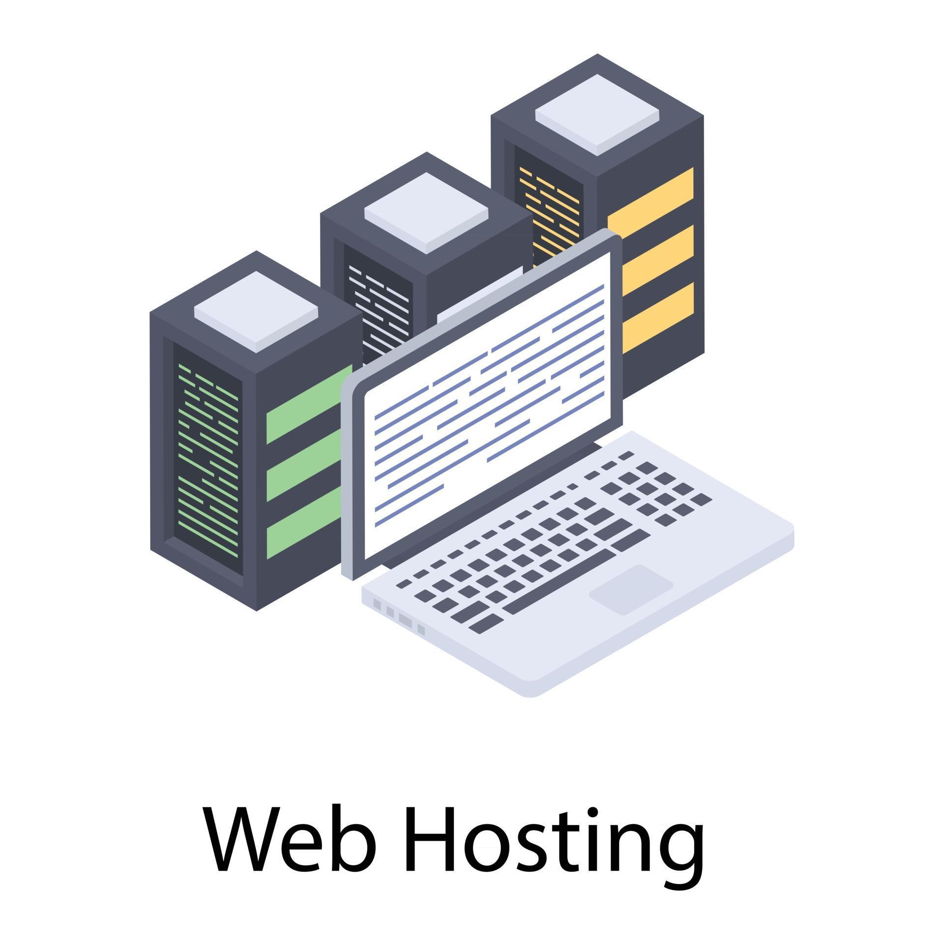 Web Hosting Server 2888748 Vector Art at Vecteezy