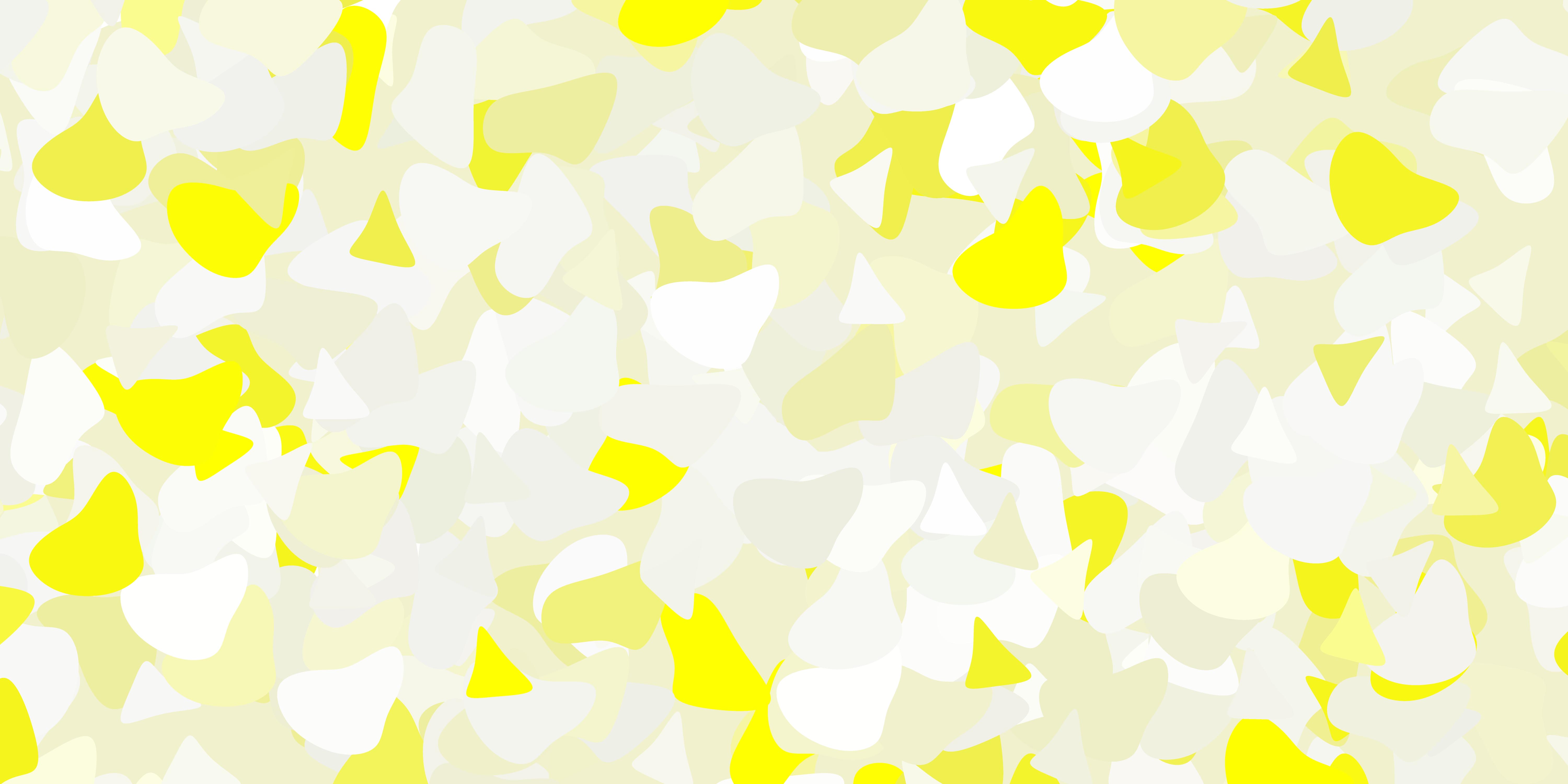 Light Yellow Vector Background With Random Forms 2890031 Vector Art At Vecteezy