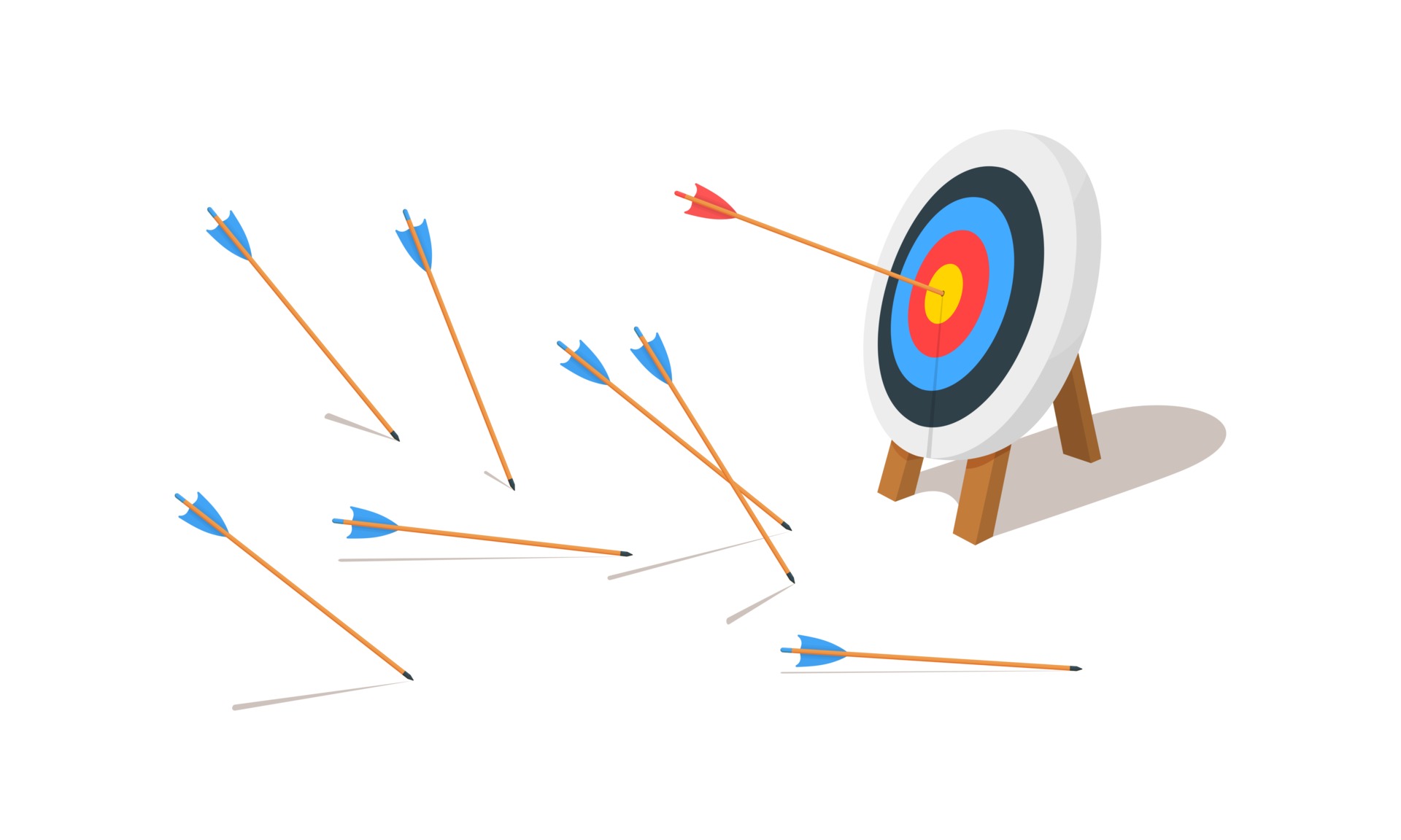 Inaccurate Target And Darts