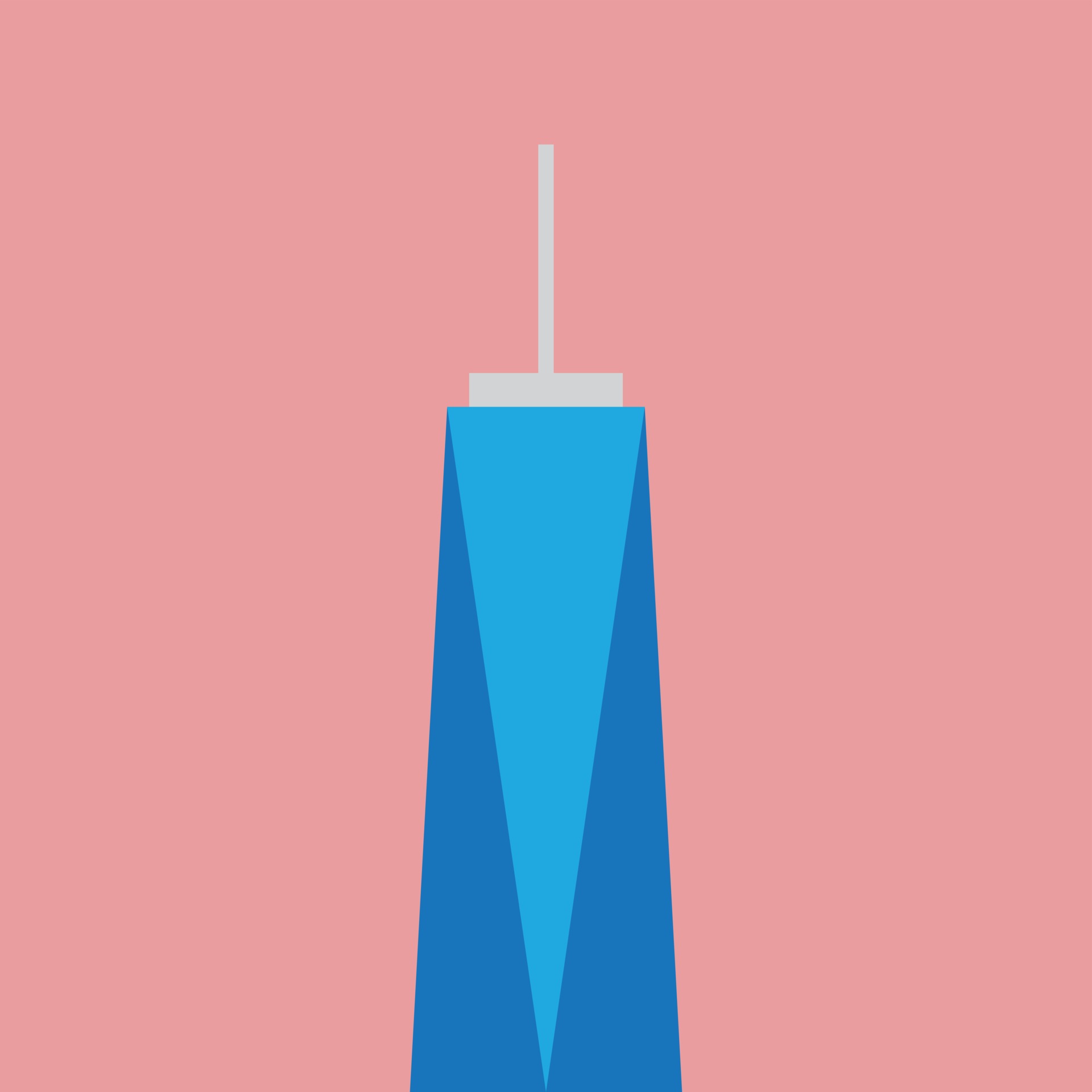 High rise skyscraper building simplicity outline style. 2894329 Vector ...