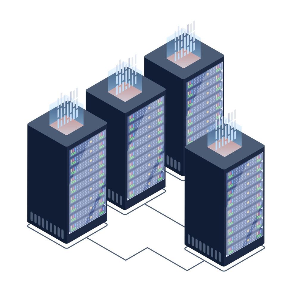 Database Servers and centers 2896543 Vector Art at Vecteezy