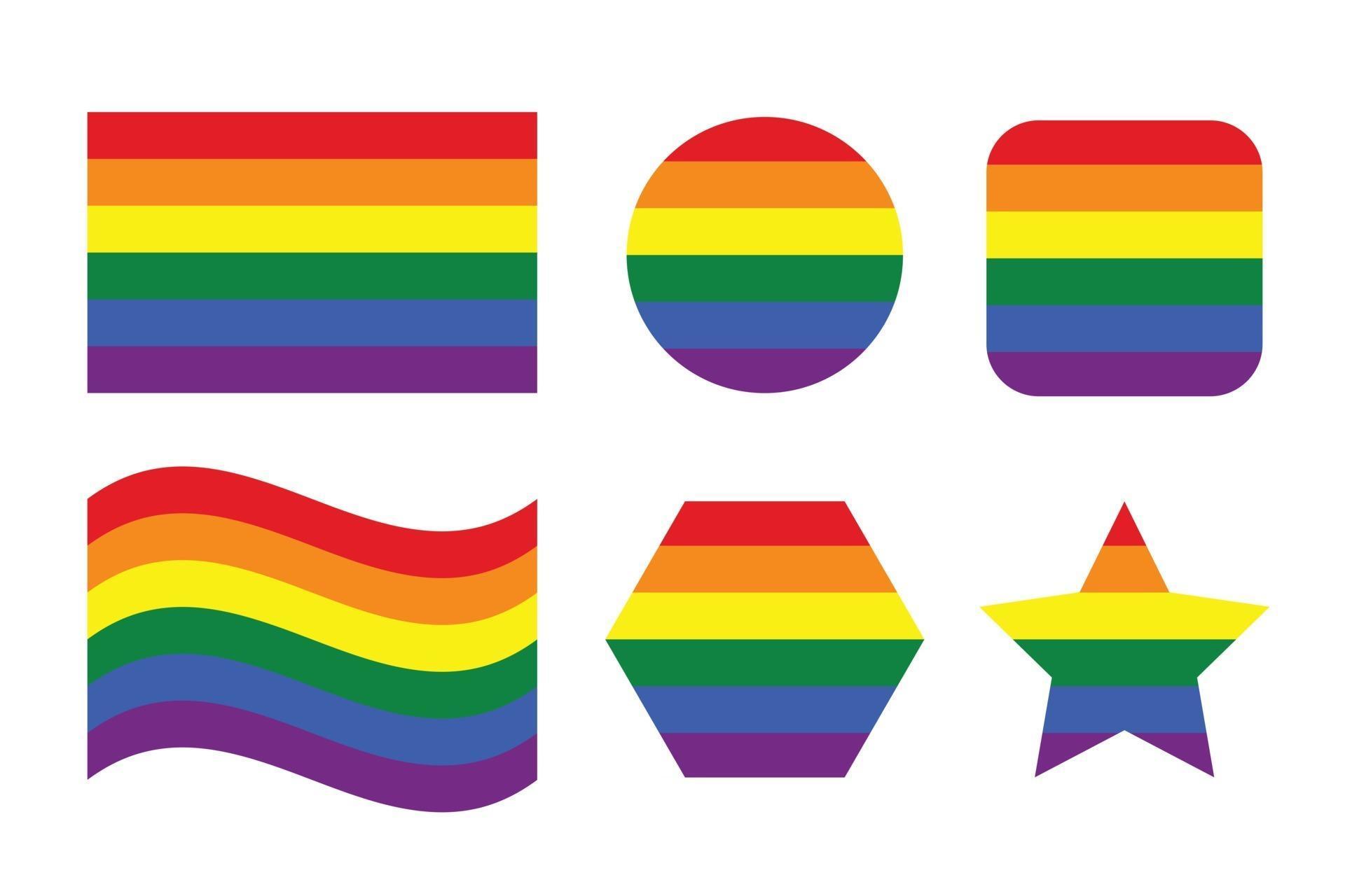 Lgbt Pride Flag Or Rainbow Pride Flag Sexual Identity Pride Flag