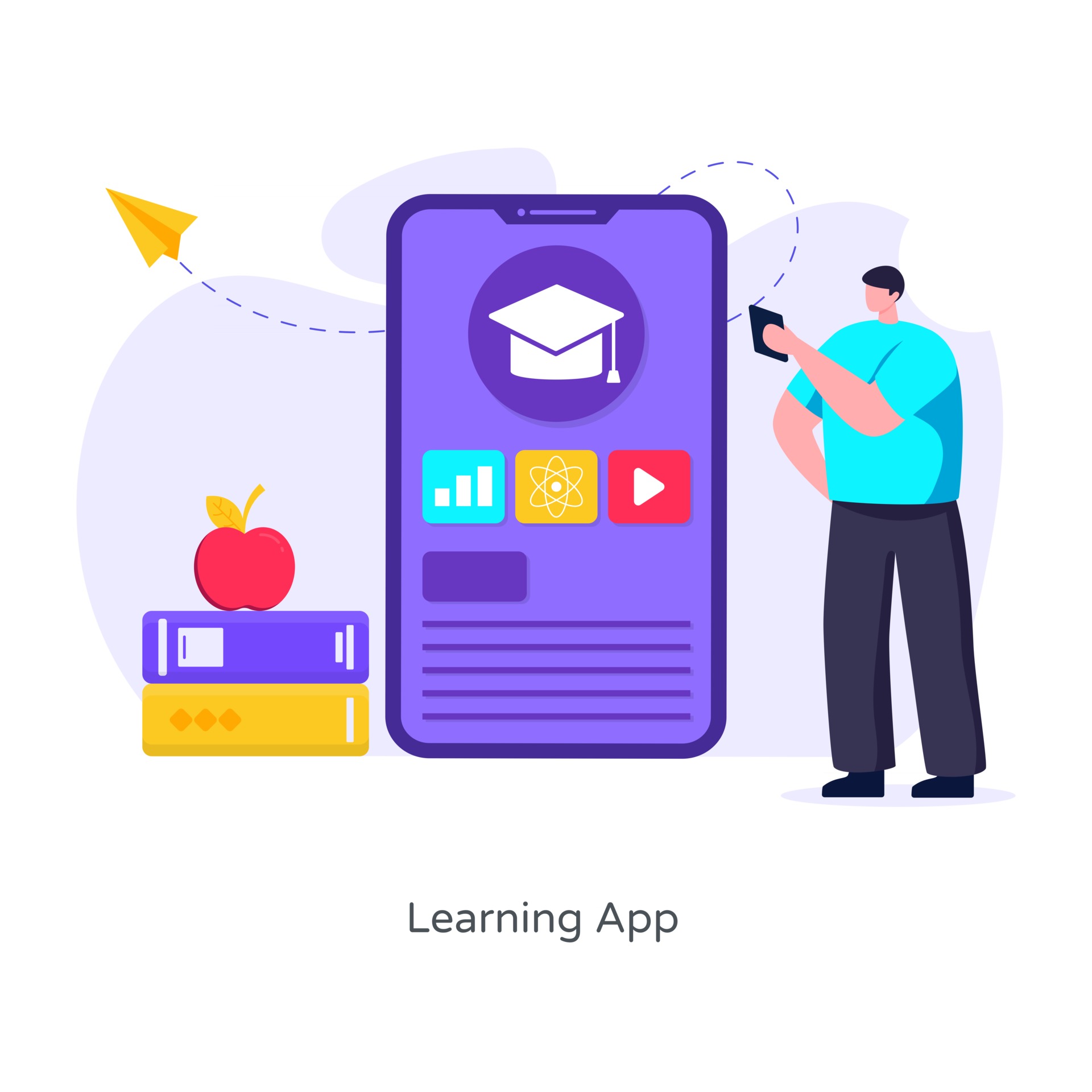 Educational Learning App 2902262 Vector Art at Vecteezy
