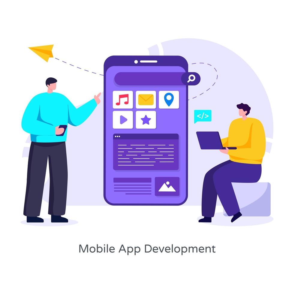 Mobile App Development 2902296 Vector Art at Vecteezy