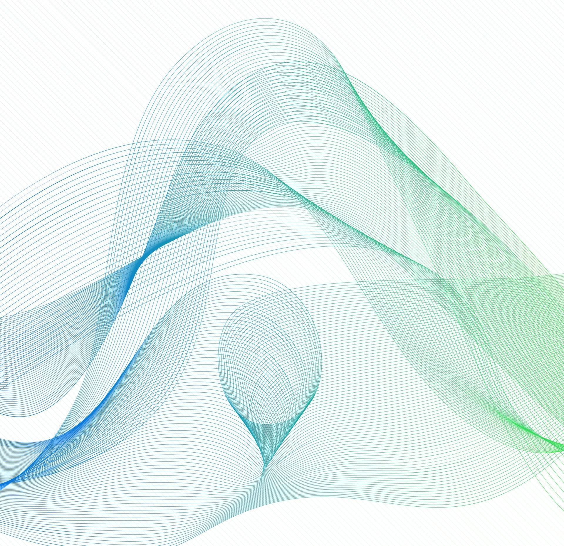 Abstract Wave Set on White Background. Vector Illustration. 2903979 ...