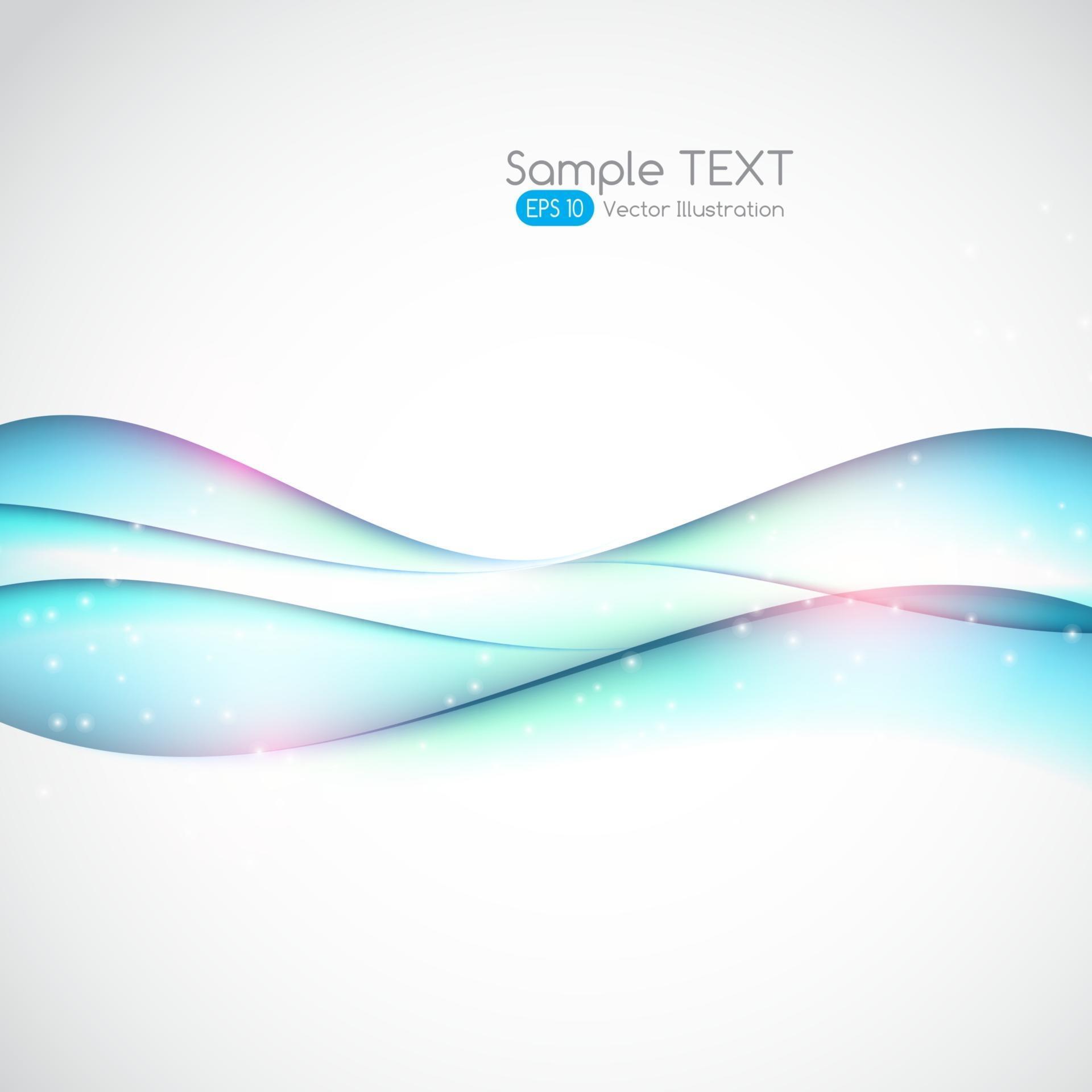 Abstract Wave Set on White Background. Vector Illustration. 2904143 ...