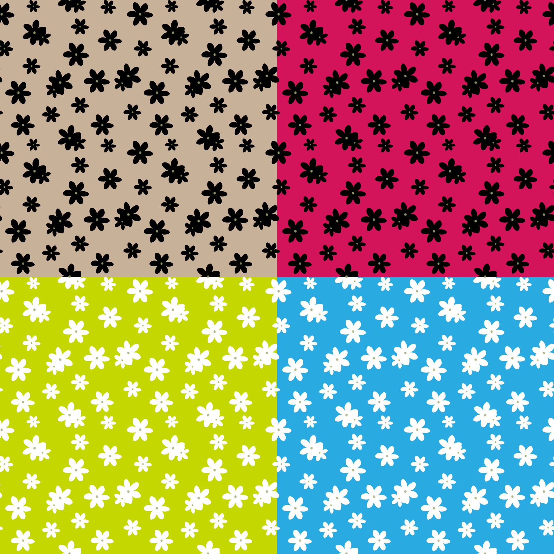 Abstract Simple Flower Seamless Pattern Background 2904147 Vector Art ... Abstract Simple Flower Seamless Pattern Background 2904147 Vector Art ...