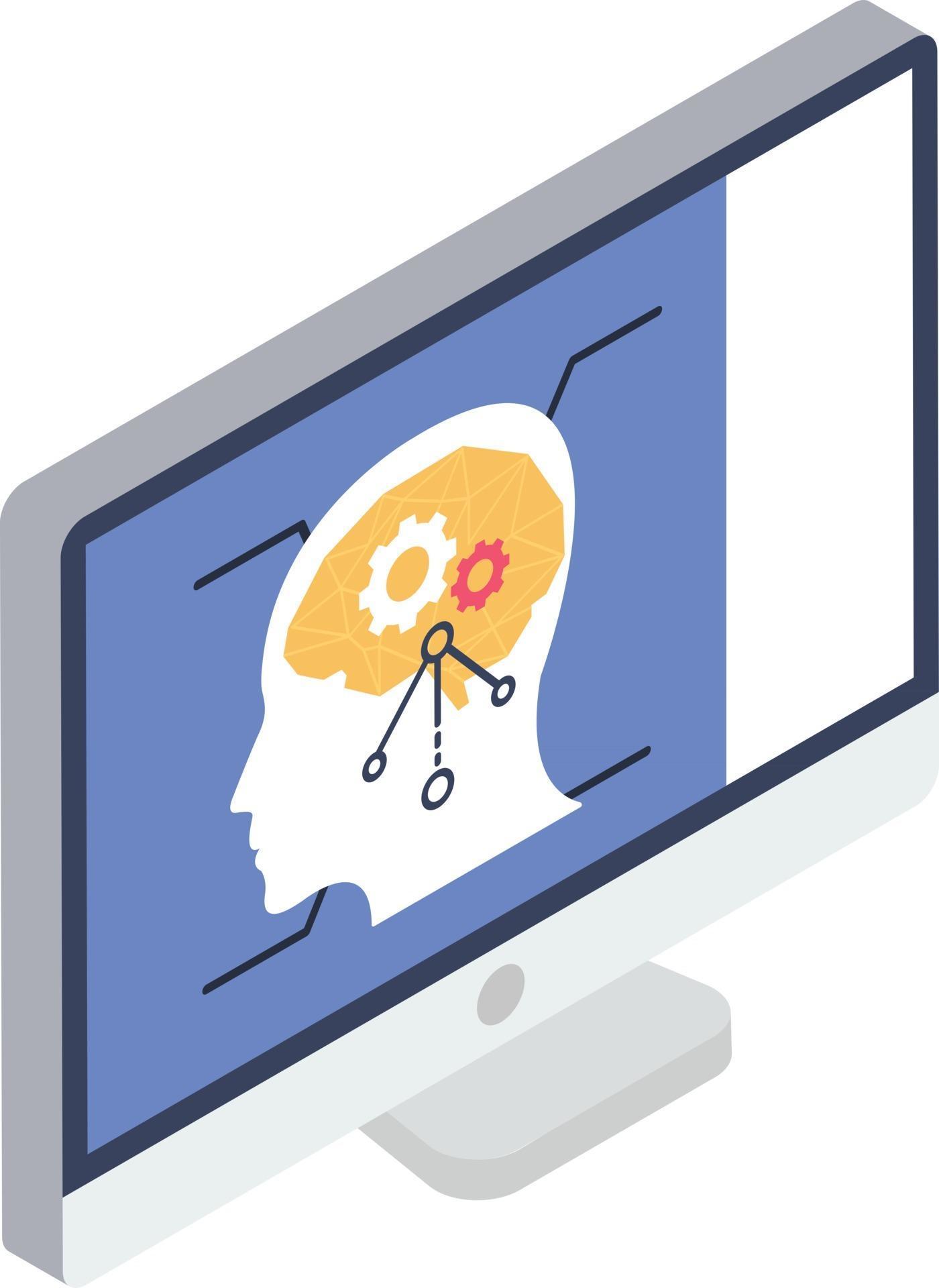 conceptos de inteligencia artificial 2905018 Vector en Vecteezy