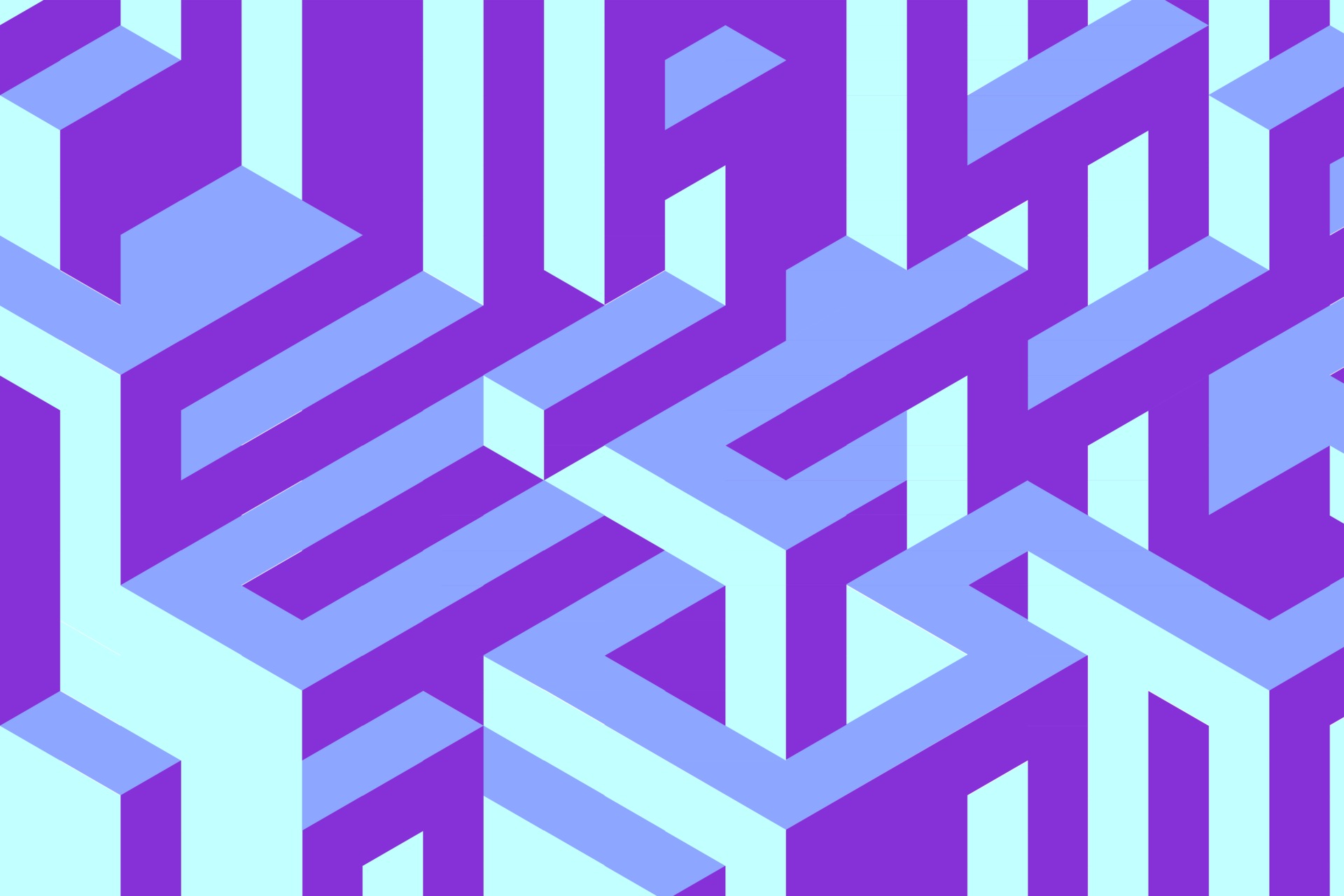 Vector maze, 3D rendering. 3D isometric labyrinth illustration. blue ... Vector maze, 3D rendering. 3D isometric labyrinth illustration. blue ...