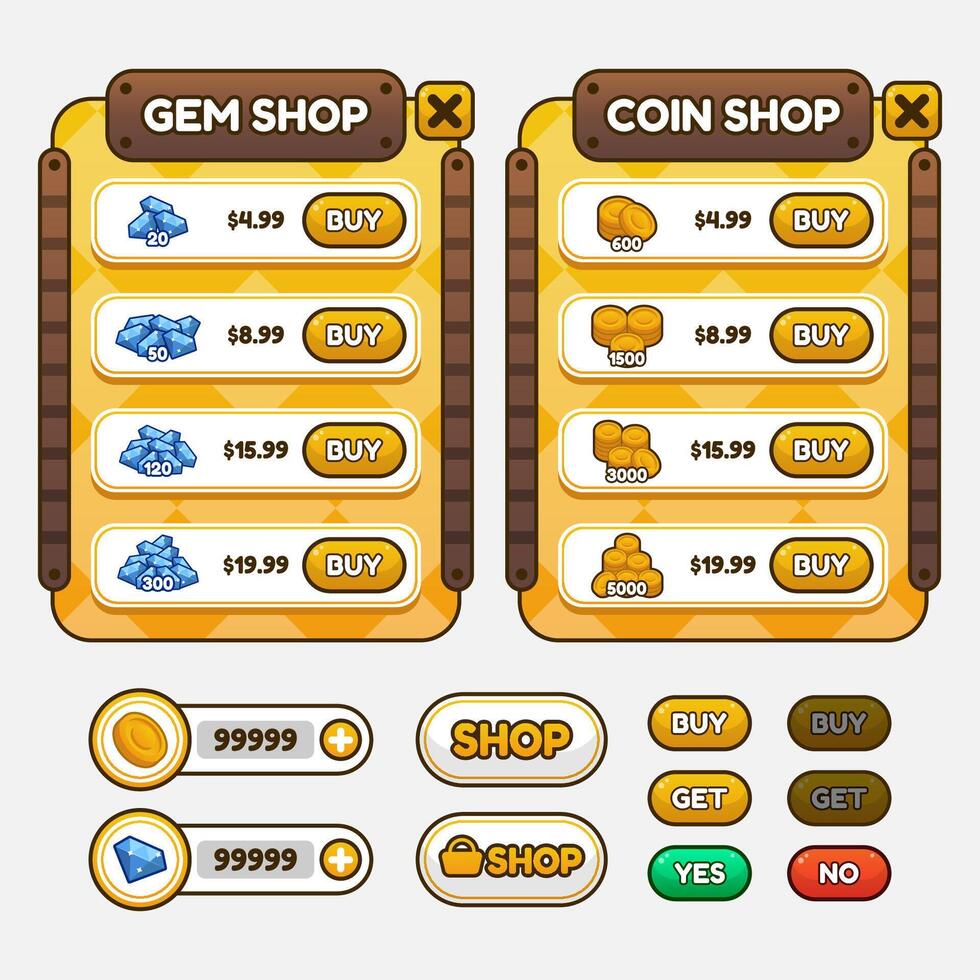 Mobile Game User Interface