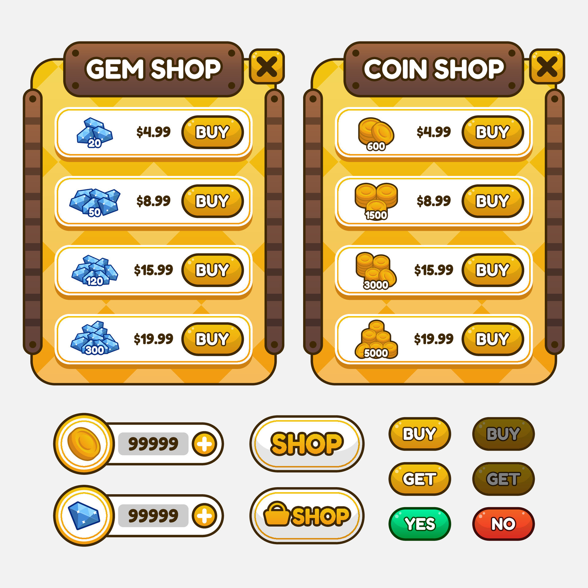 Vector game template gui kit. Game graphical user Interface GUI for ... Vector game template gui kit. Game graphical user Interface GUI for ...