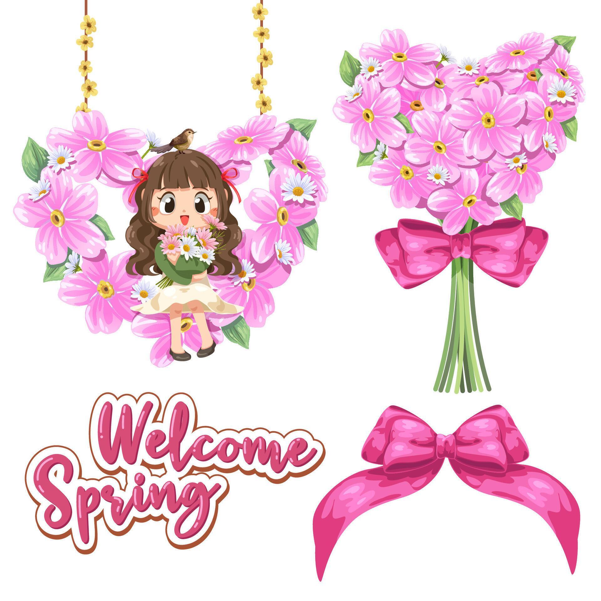 beautiful spring background 2918316 Vector Art at Vecteezy