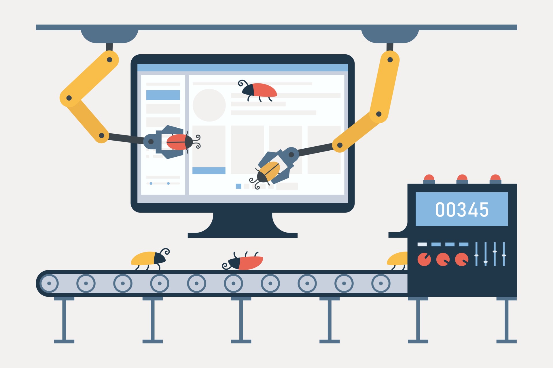 Automated Testing Software Auto Tester Concept Debugging And Quality Assurance Computer