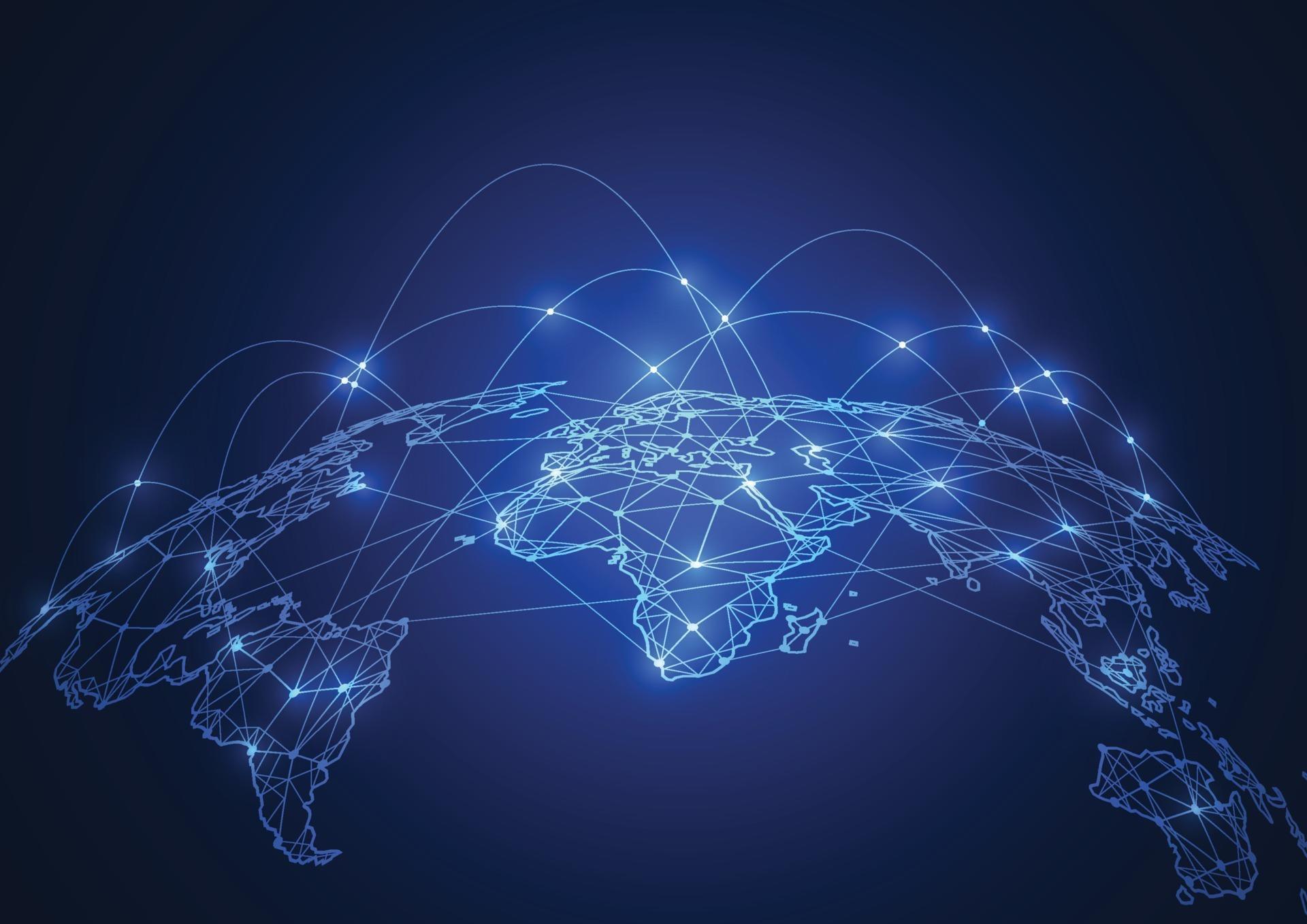Global Network Connection World Map Point Linkedin Background Images Global Network Connection World Map Point Linkedin Background Images