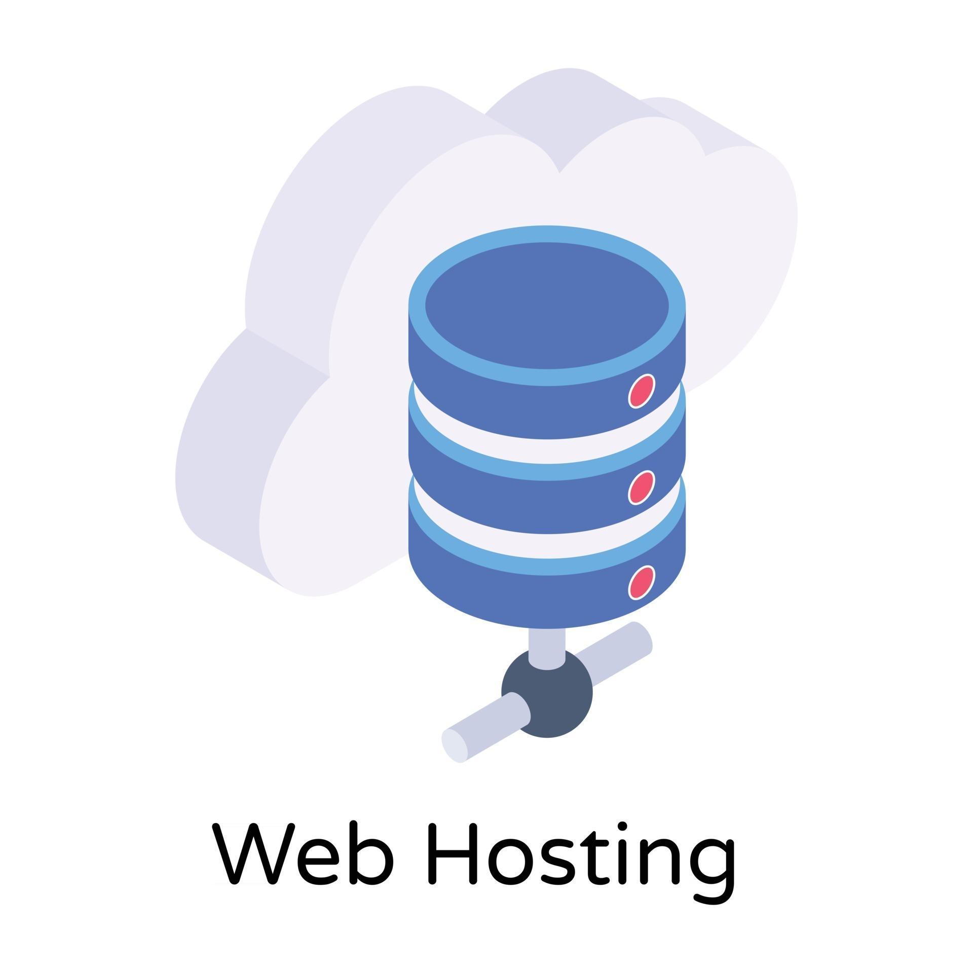 Web Data Hosting 2925090 Vector Art at Vecteezy