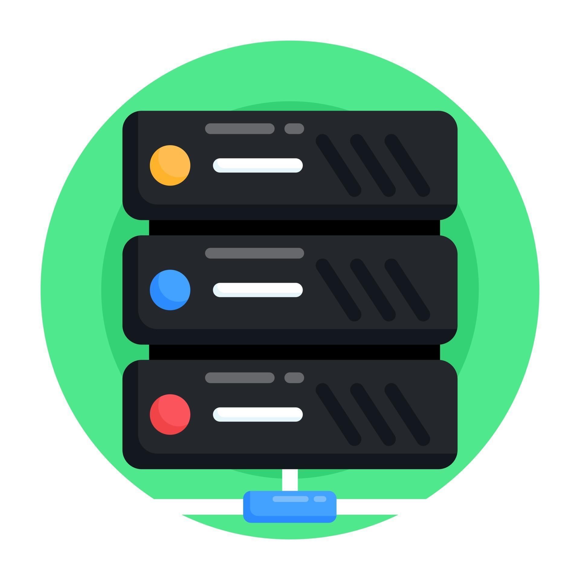 Database and Server 2926341 Vector Art at Vecteezy