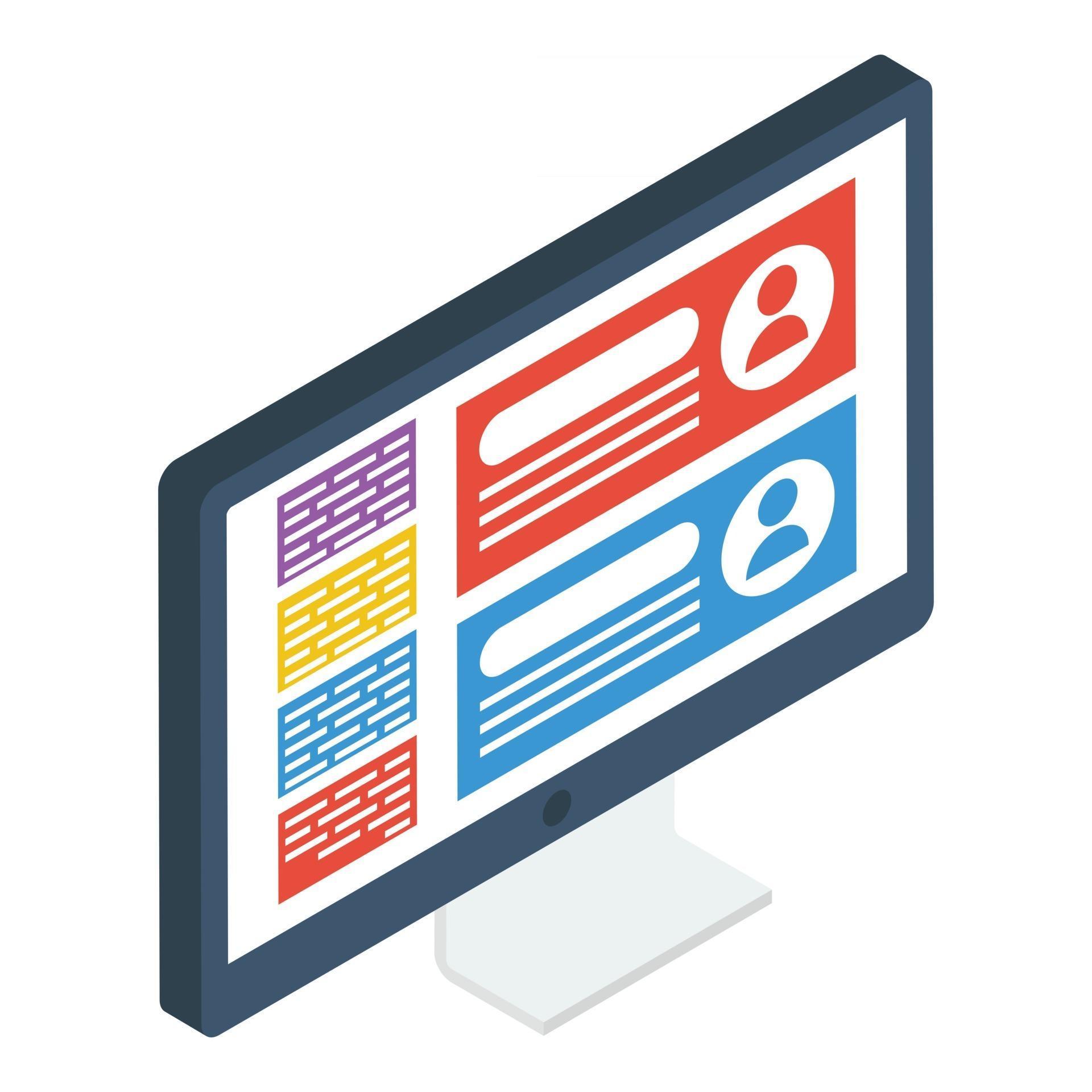 Web Profile Concepts 2927724 Vector Art at Vecteezy