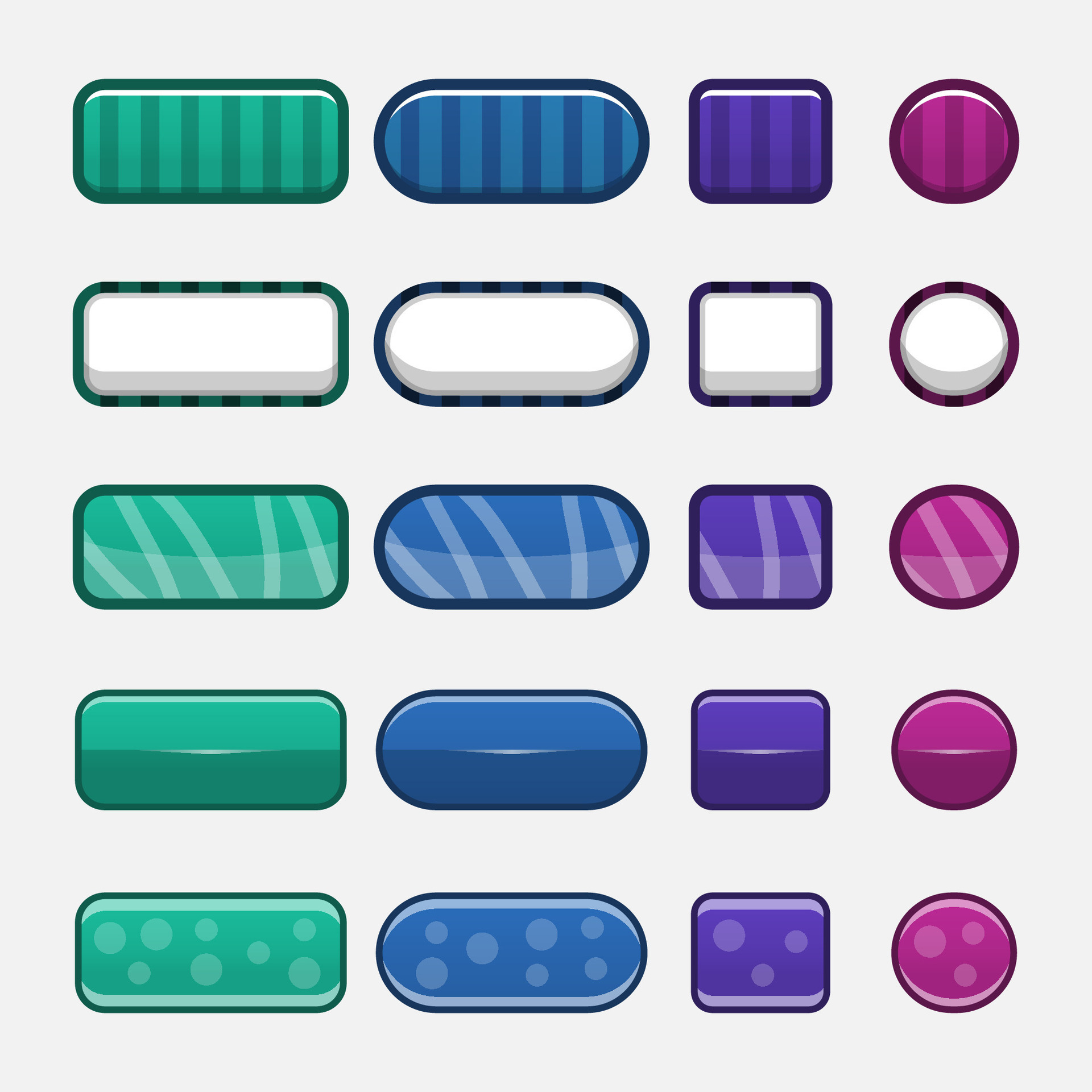 Set Of Game Menu Selection For Rpg And Adventure Game 2928428 Vector Art At Vecteezy